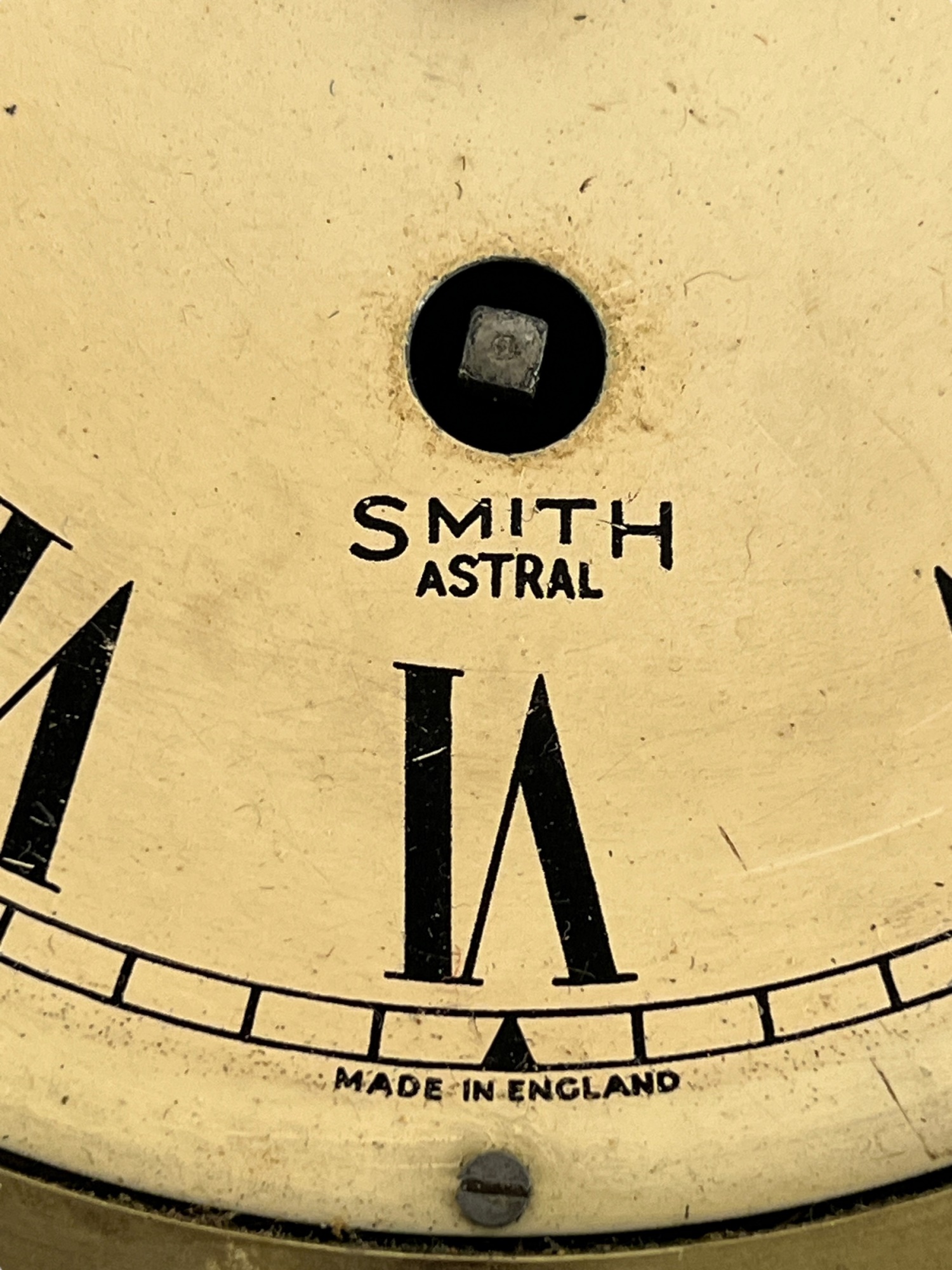 VINTAGE BRASS/BRONZE SMITH ASTRAL SHIPS CLOCK #39625 | Auctionninja.com