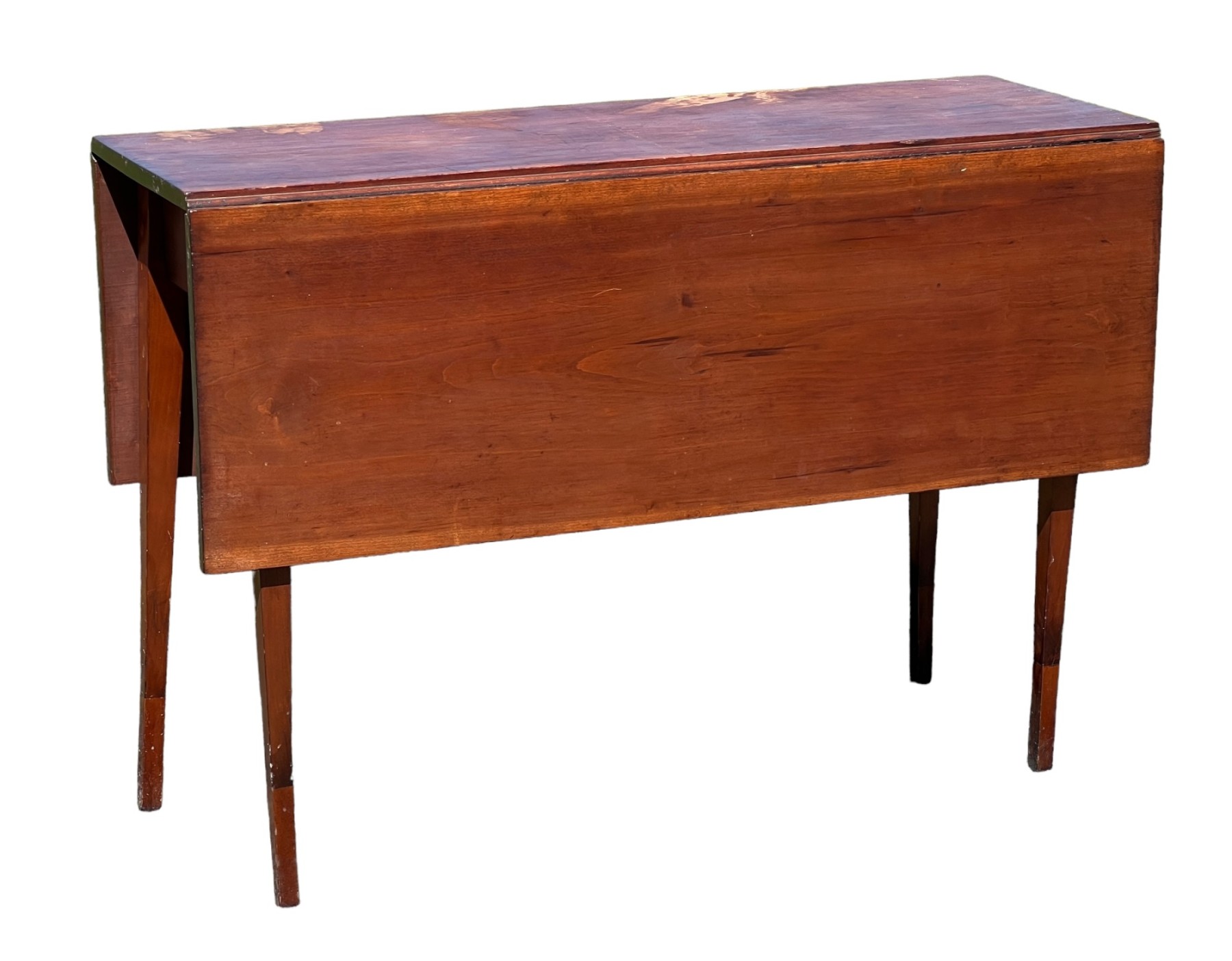 ANTIQUE CHERRY WOOD DROP LEAF TABLE #39781 | Auctionninja.com