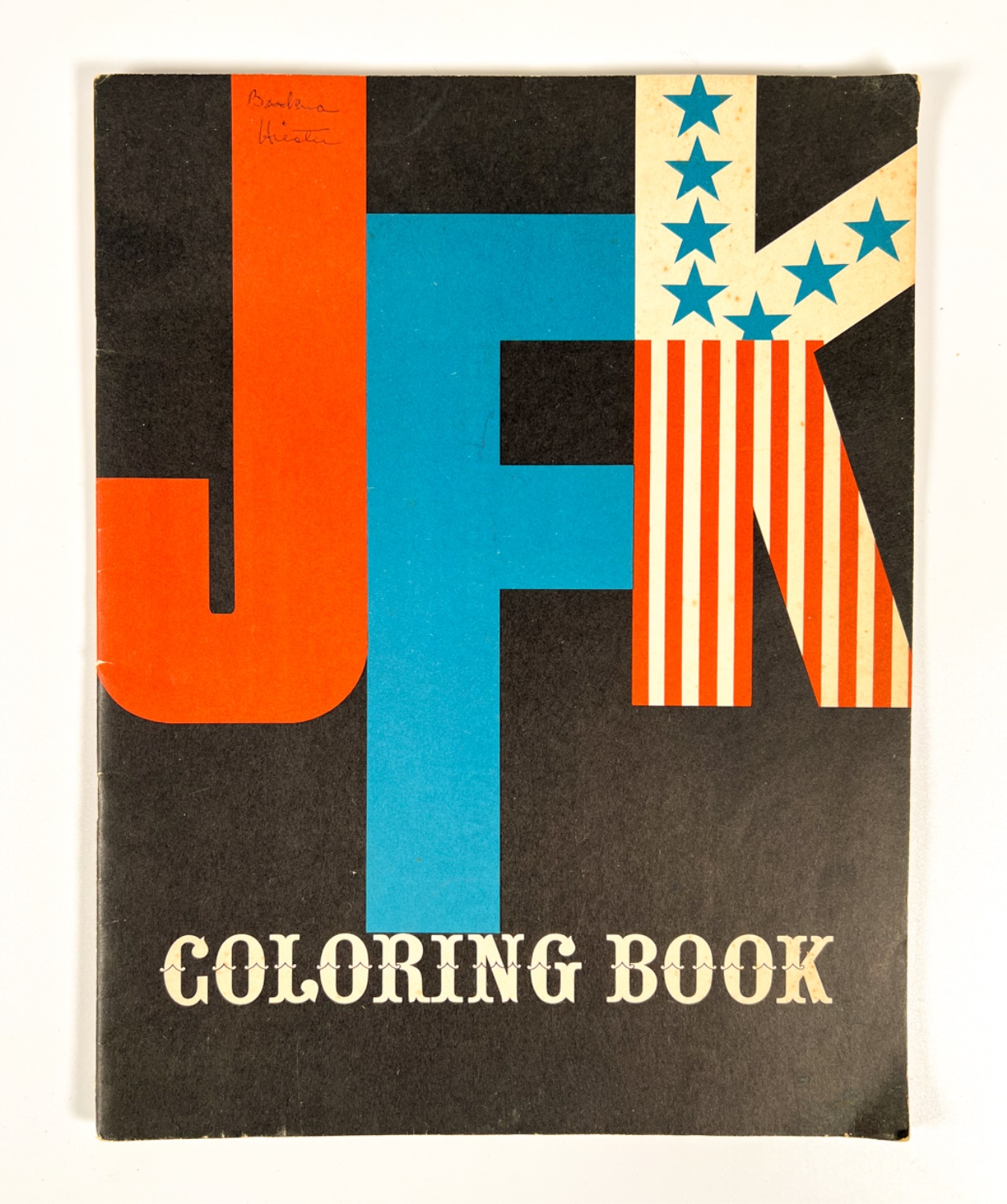 1962 JOHN F. KENNEDY COLORING BOOK #14459 | Auctionninja.com