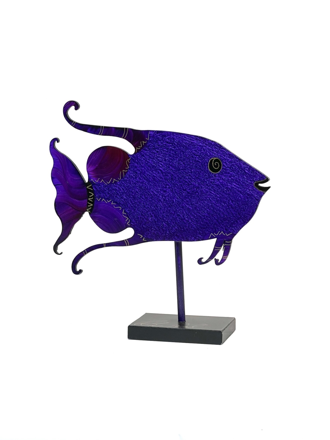 CLAUDINE BUELL HANDMADE FISH SCULPTURE #22173 | Auctionninja.com