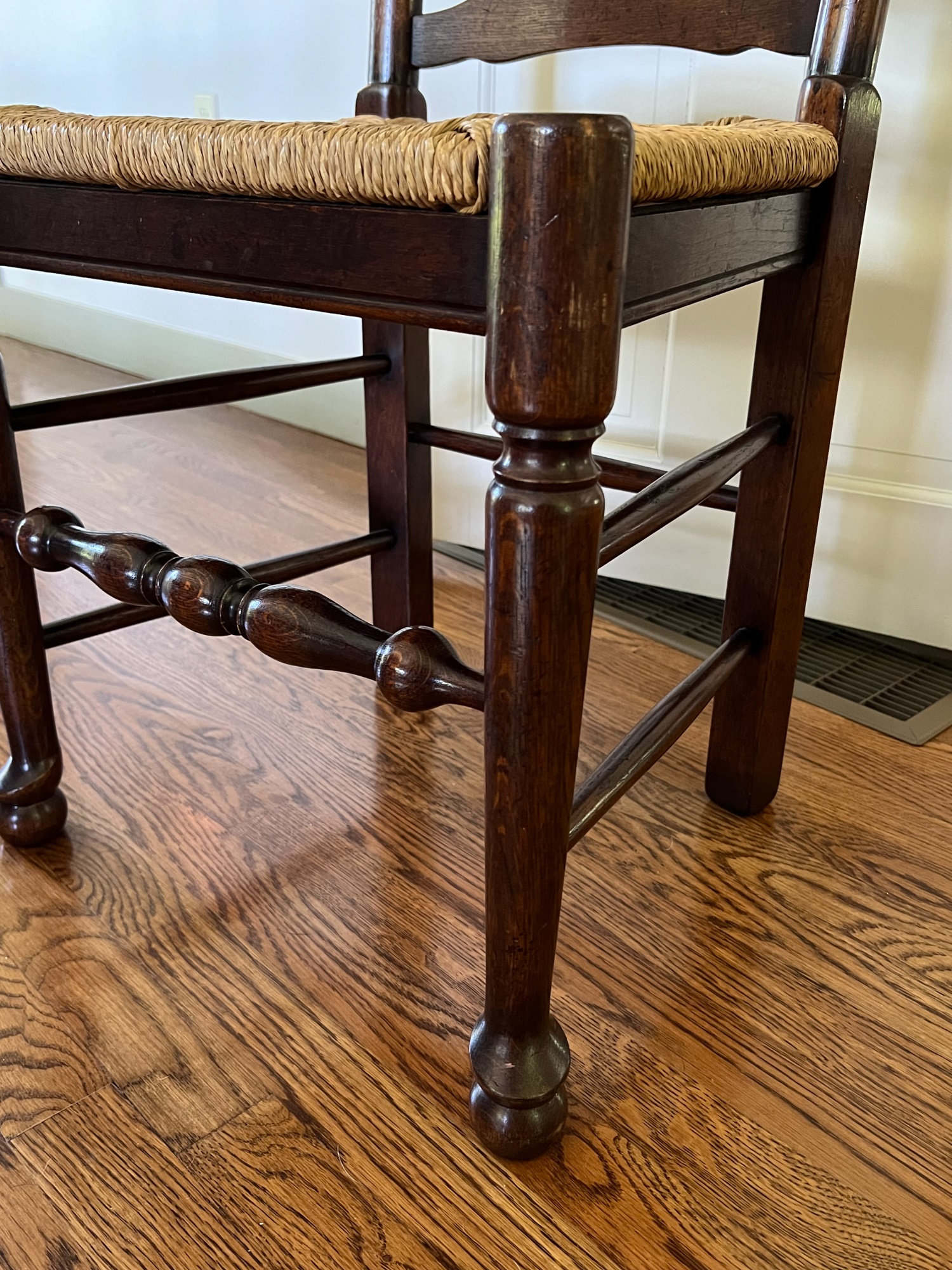 THE BATCHELDER FAMILY TRESTLE TABLE With (14) CHAIRS #31667 ...