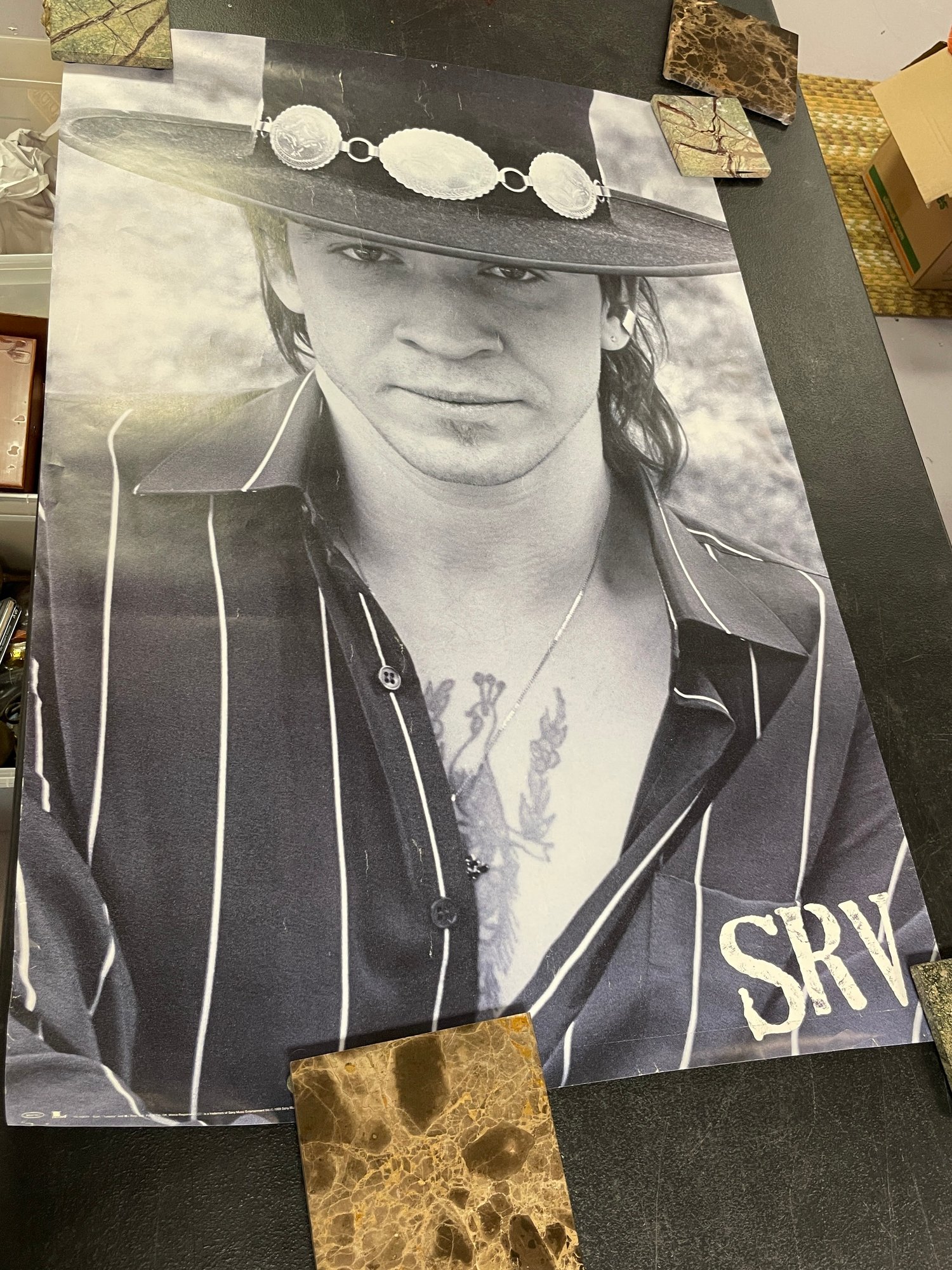 SRV STEVIE RAY VAUGHN POSTER 1999 #2581 | Auctionninja.com