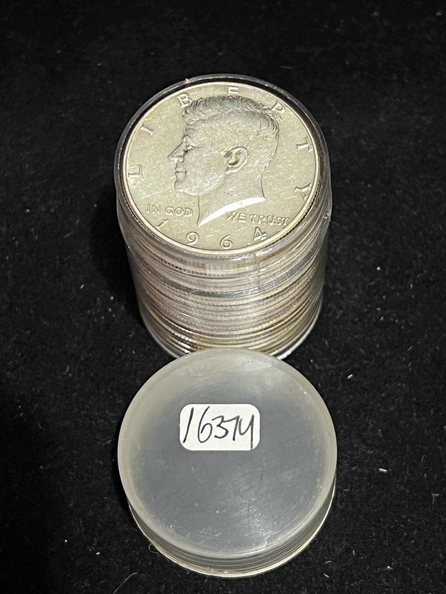 Roll Of High Grade 1964 Kennedy Half Dollars - $10 Face Value 20 Coins ...