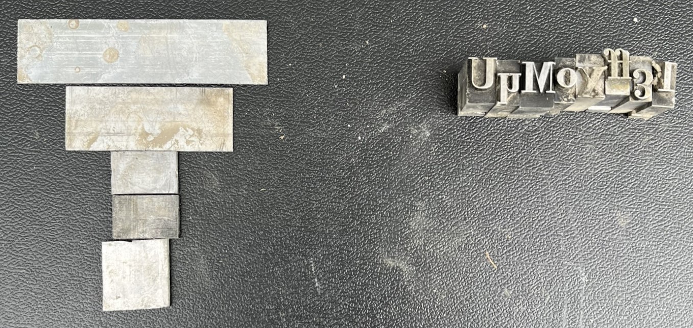 Vintage Printers Letterpress Type Set Drawer & Contents #5 - (G) #30267 ...