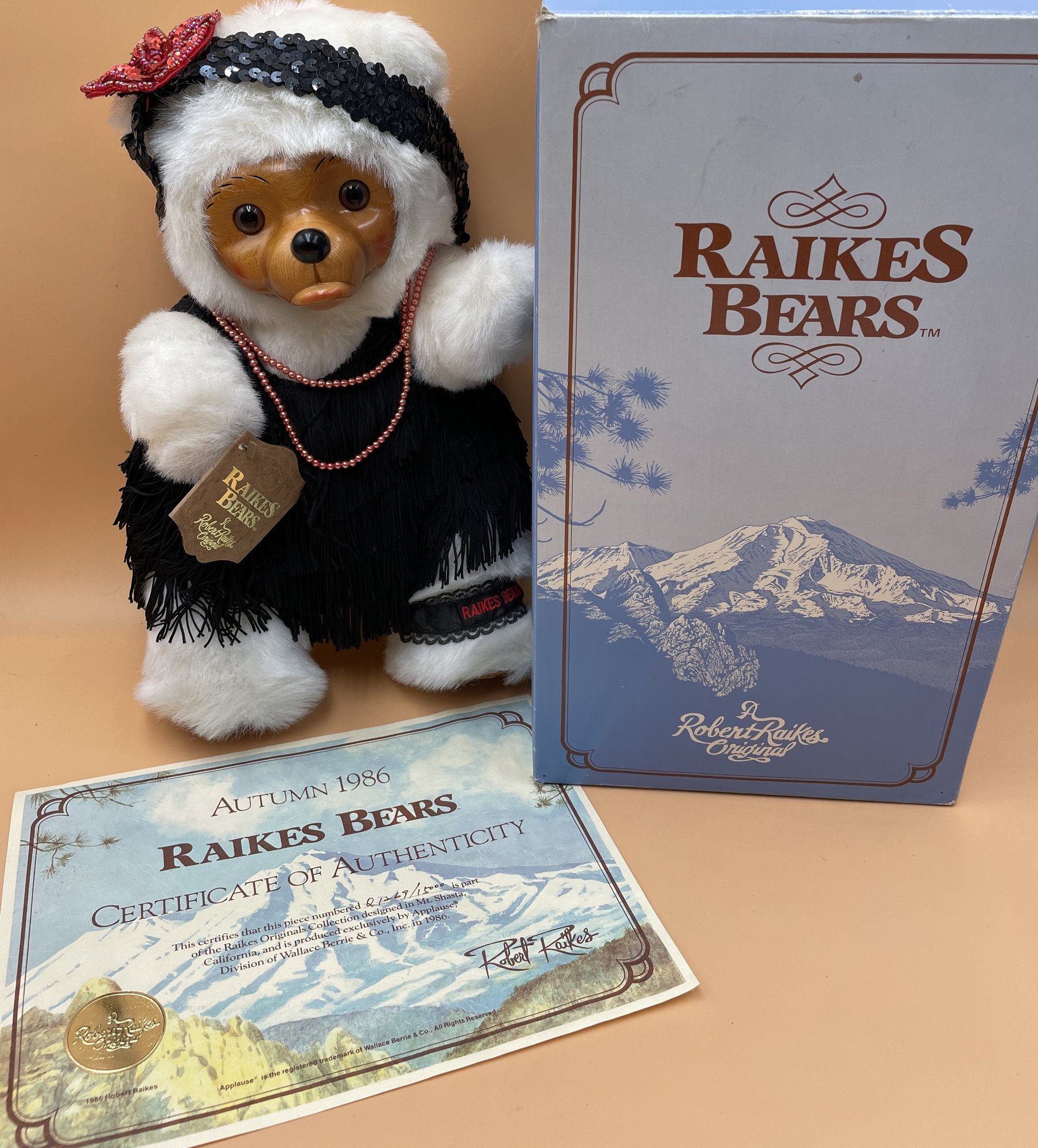 Raikes Bears "Zelda" #Q1269/15000 With Certificate Of Authenticity ...