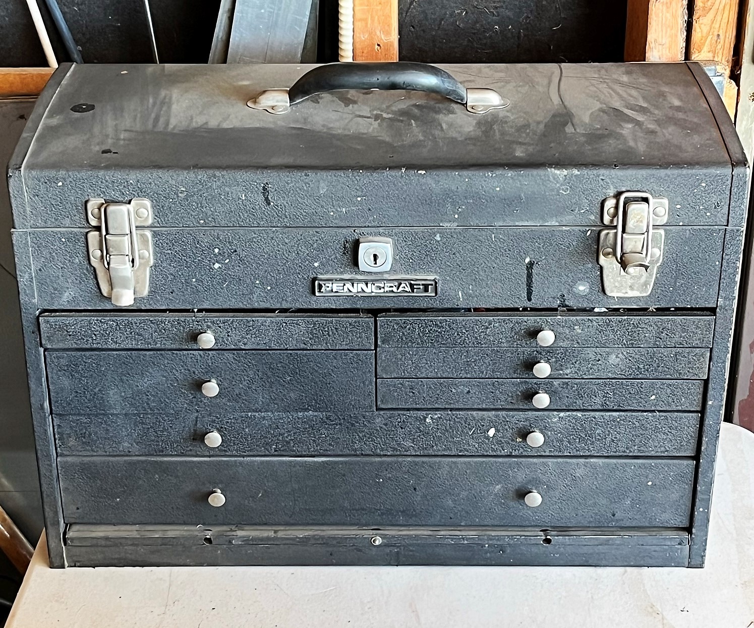 Penncraft Machinist Tool Box And Contents (over 100 Tools/items) #16727 ...