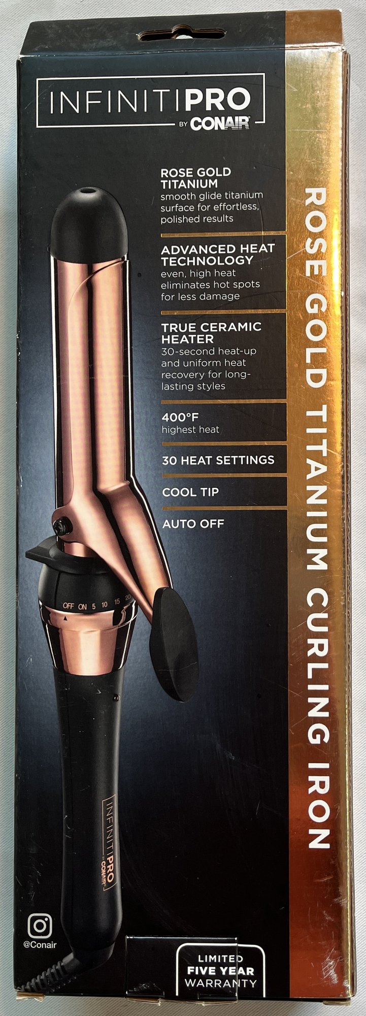 New In Box Conair Infiniti Pro Curling Iron - (B2) #29540 ...