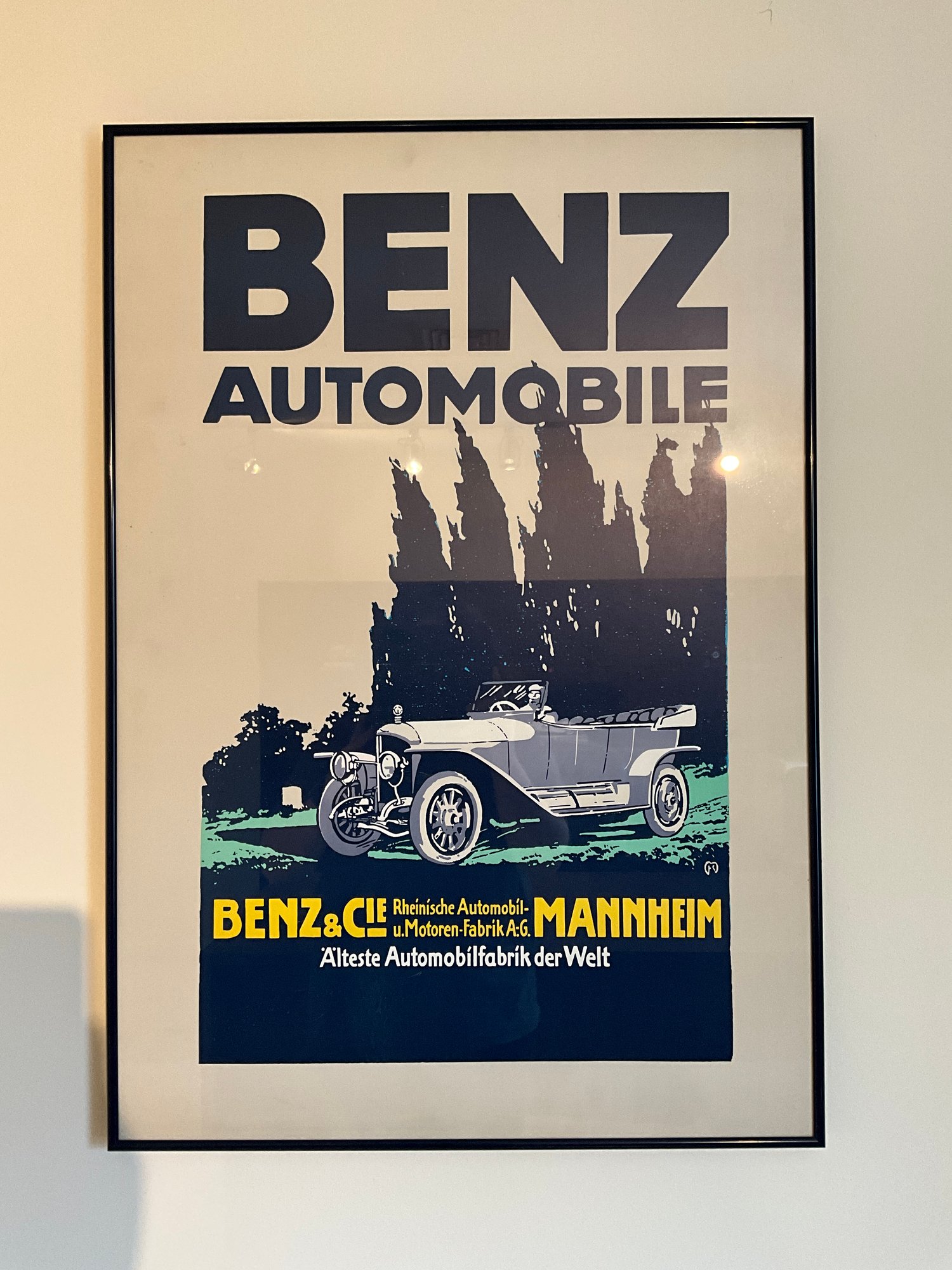Vintage German Mercedes-Benz Poster #14034 | Auctionninja.com