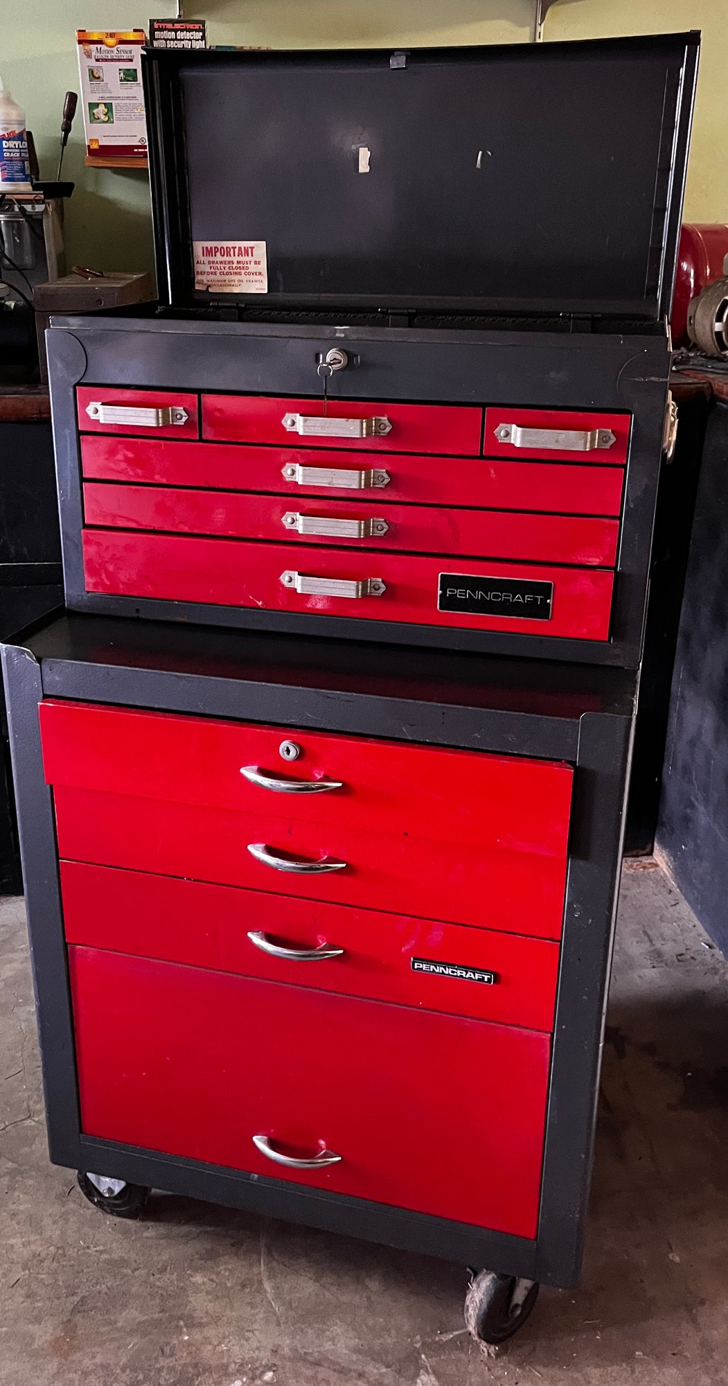 Penncraft Tool Cabinet 2 Pc #3274 | Auctionninja.com