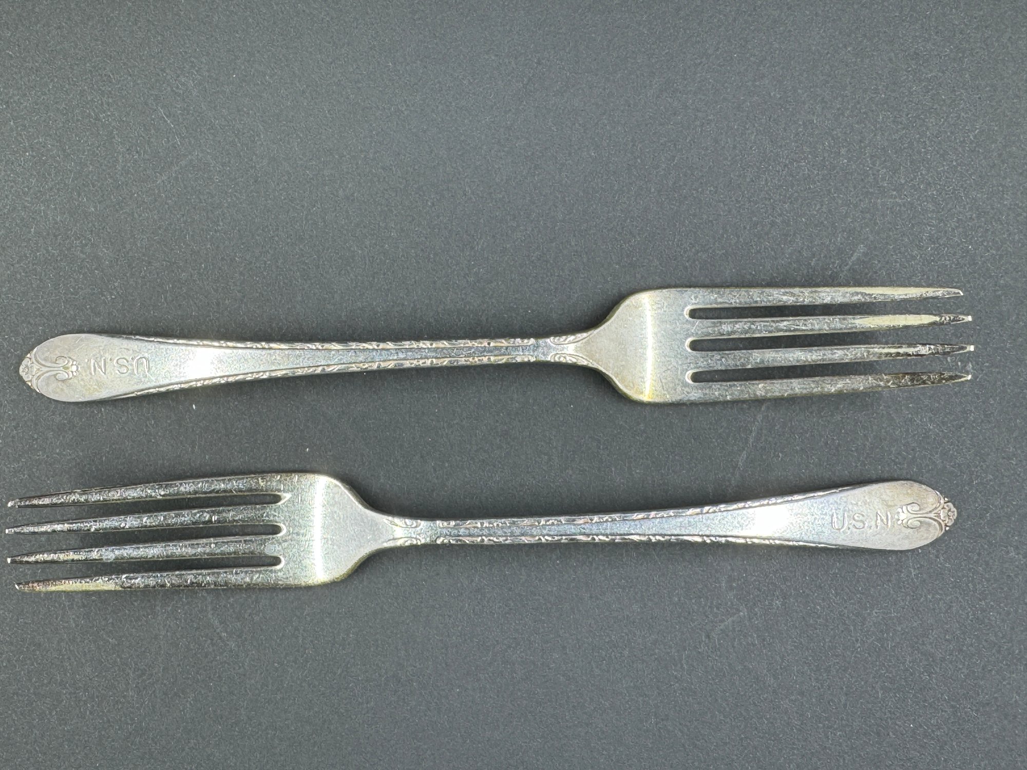 United States Navy Fork (2) WM Rogers & Son IS #1288 | Auctionninja.com