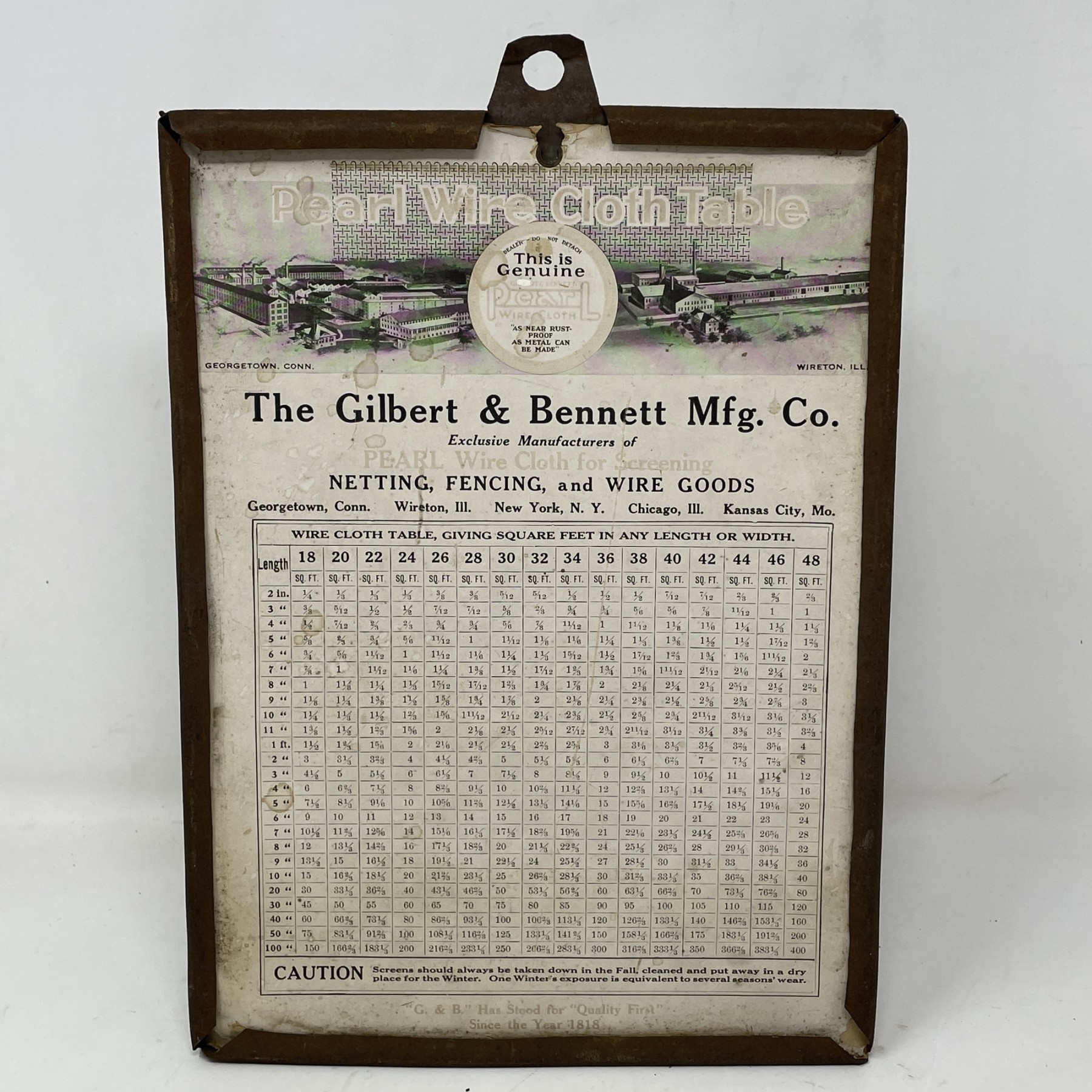 Vintage Factory Chart #51103 | Auctionninja.com