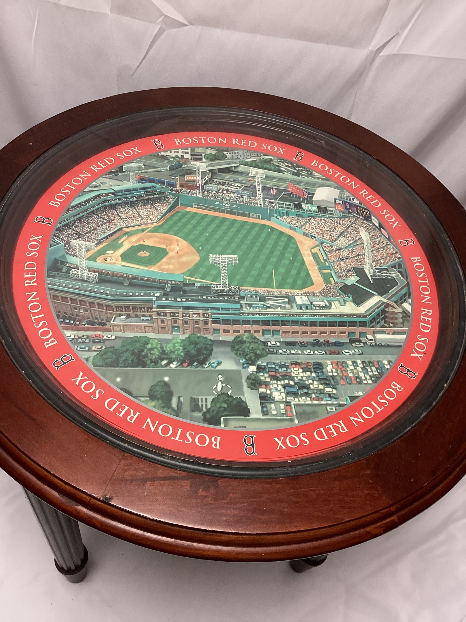 Boston Red Sox Side Round Table #34317 | Auctionninja.com