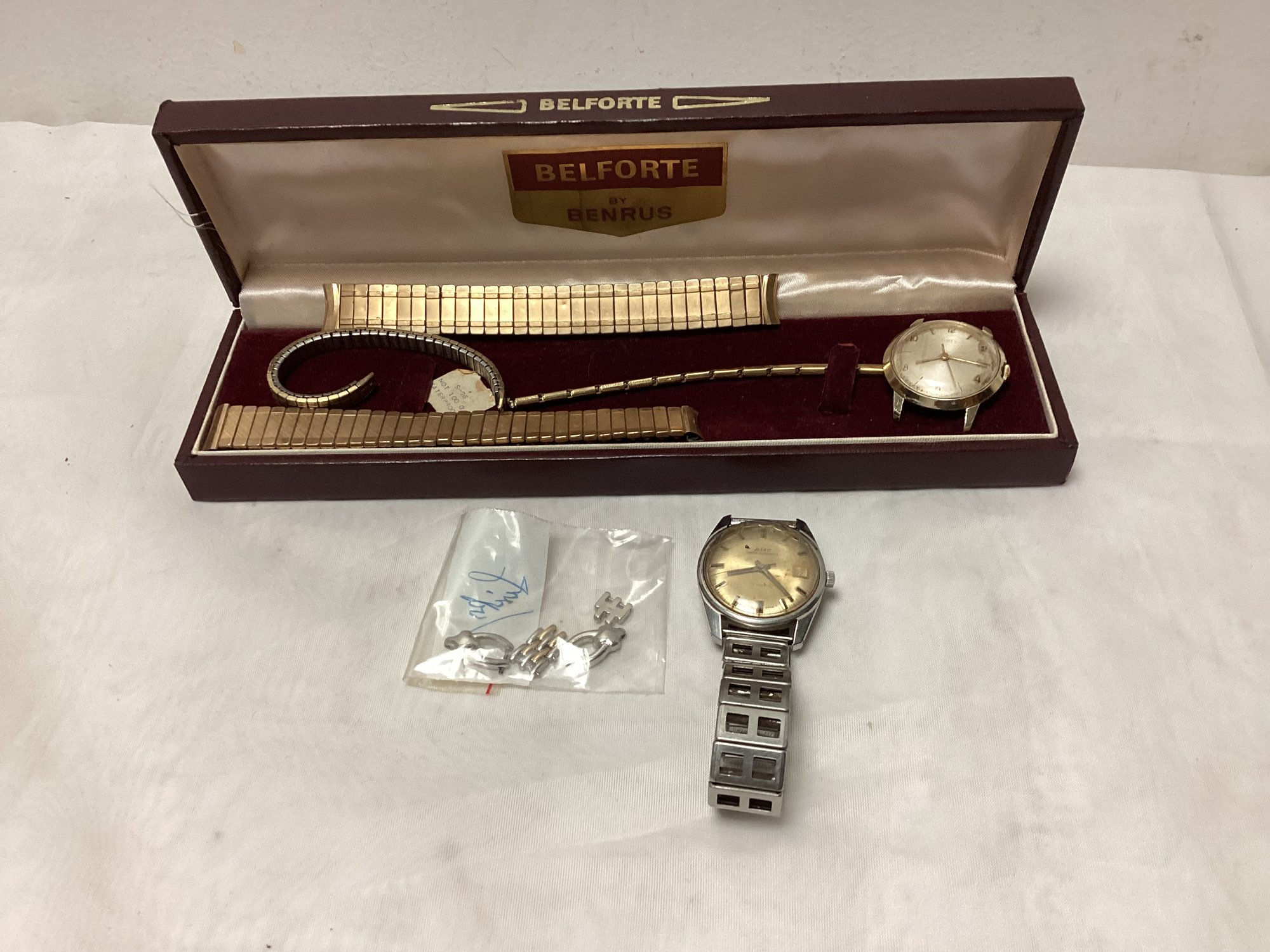 AMC Super Automatic 17 Jewels And Timex Watch With Extra Bands #25155 ...