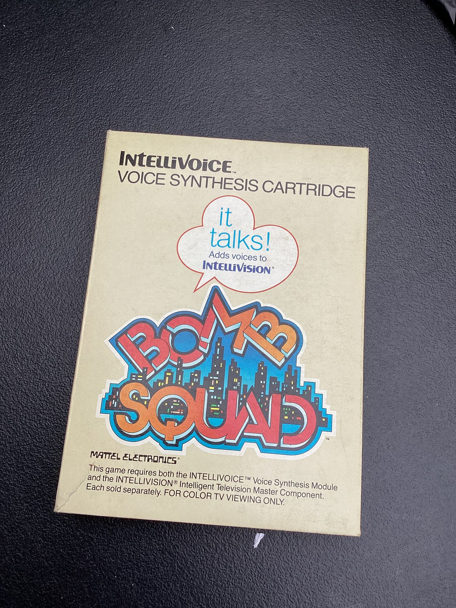 Intellivoice Voice Synthesis Cartridge Bomb Squad #22329 | Auctionninja.com