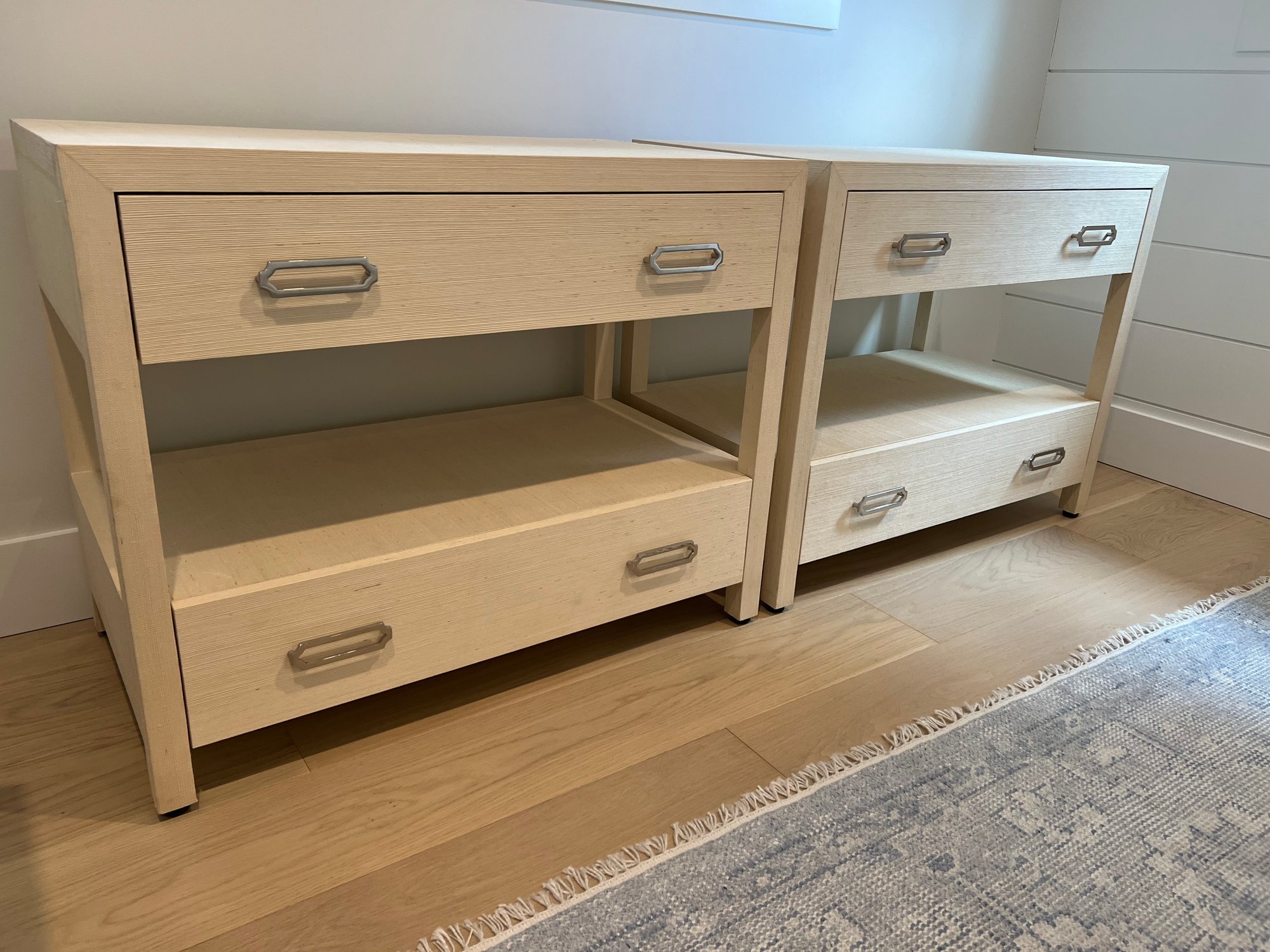 Pair Of Mitchell Gold & Bob Williams Ariel Wide Nightstands #5085 ...