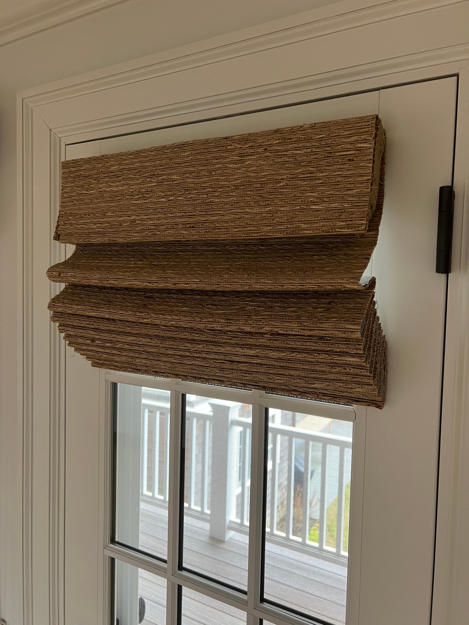 22.5" X 75" Seagrass Window Lined Cordless Shade Lot #3 Of 3 #5050 ...