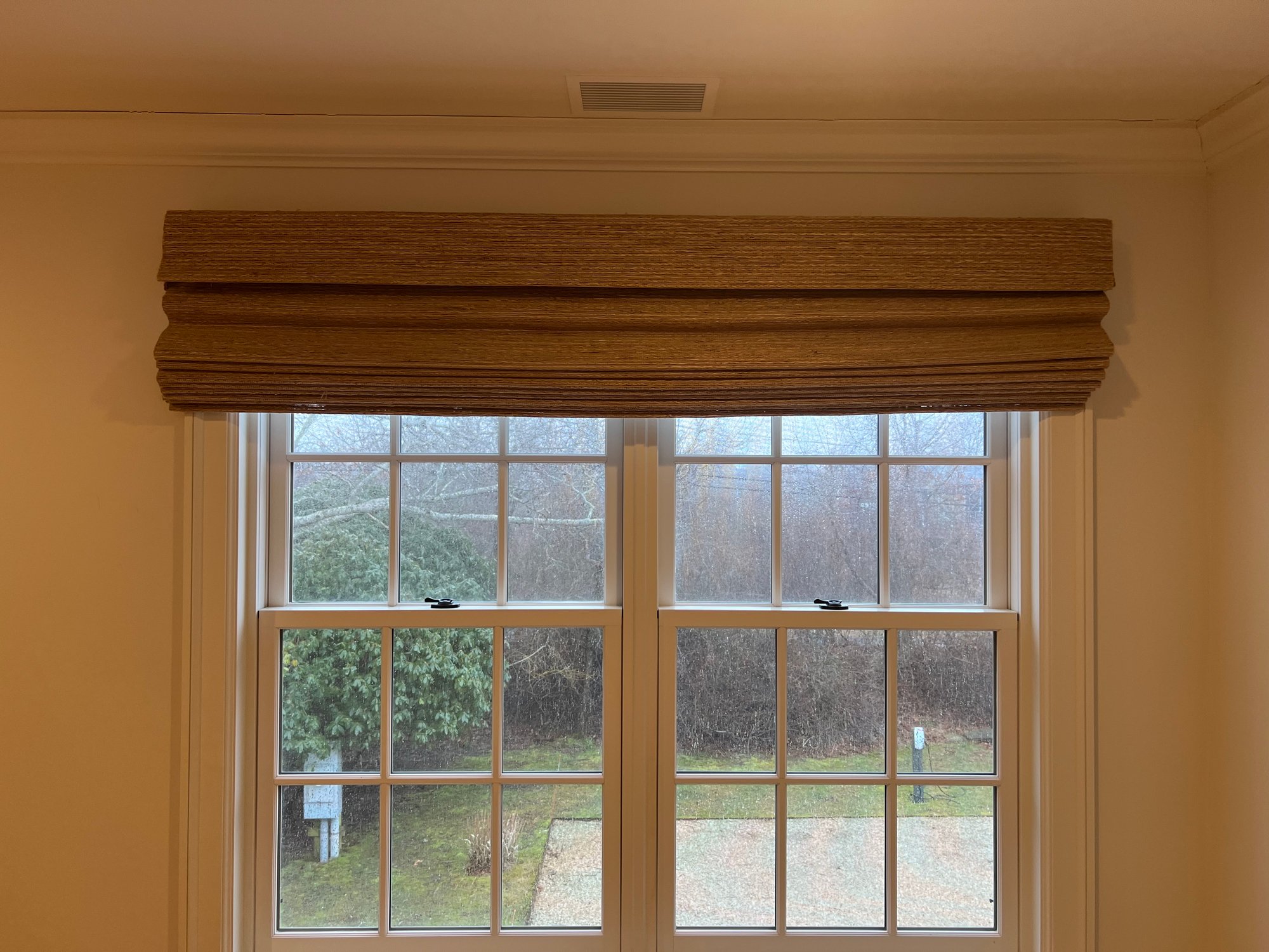 78" X 64" Seagrass Lined Cordless Window Shade With Liner #5042 ...