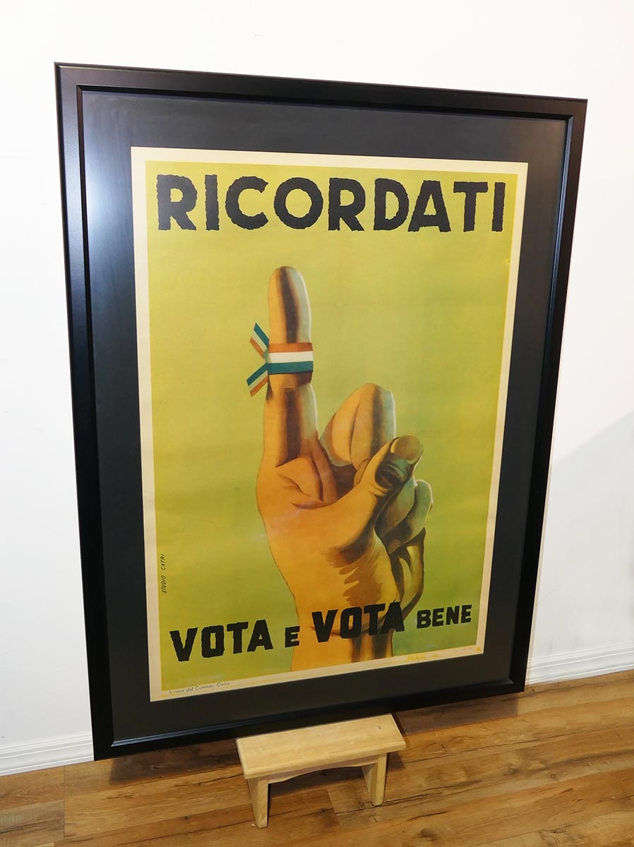 1940's Italian Propaganda Poster #2654 | Auctionninja.com