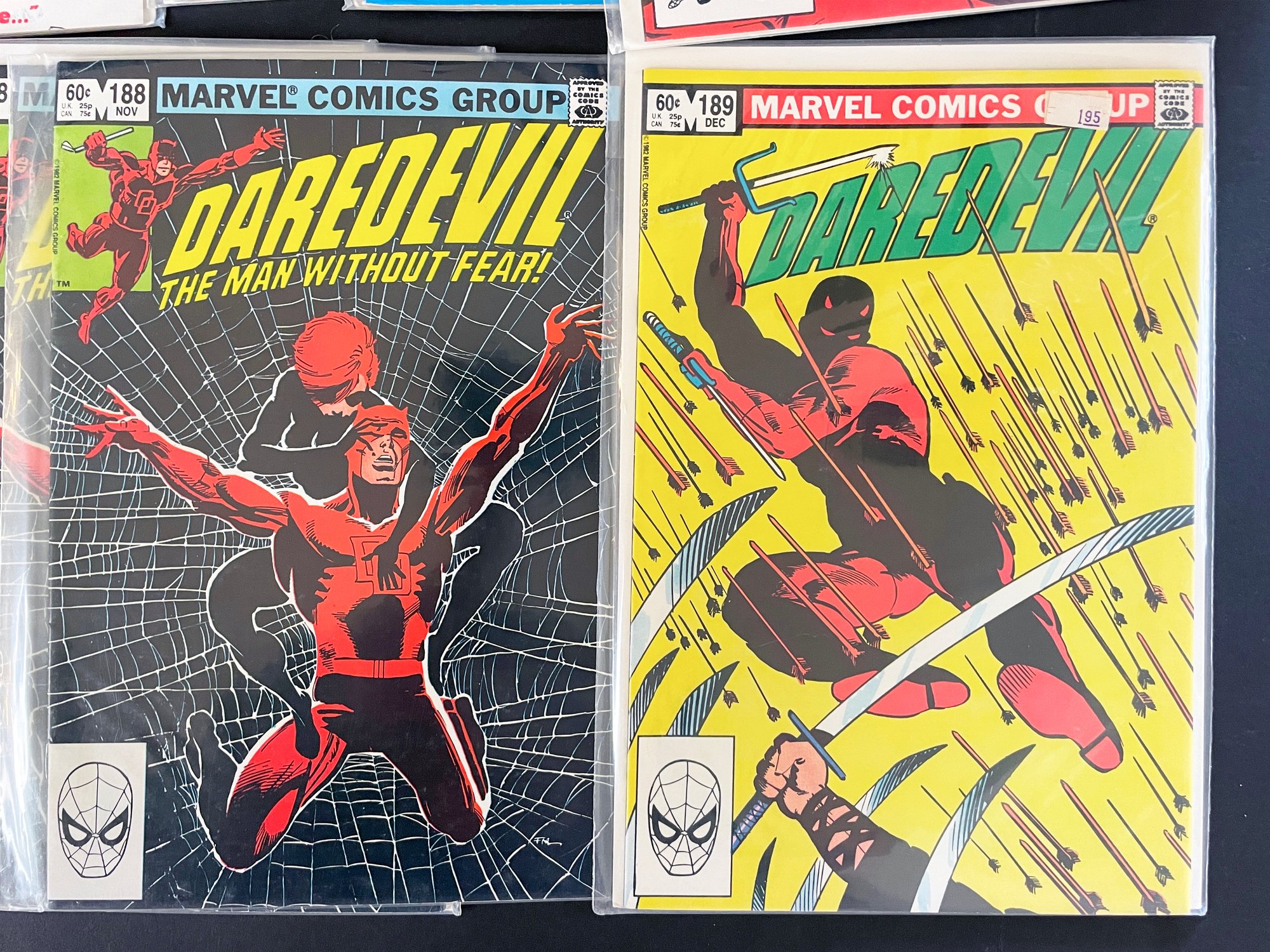 14 Daredevil Comic Books Between #180 & #189 With Duplicates #24671 ...