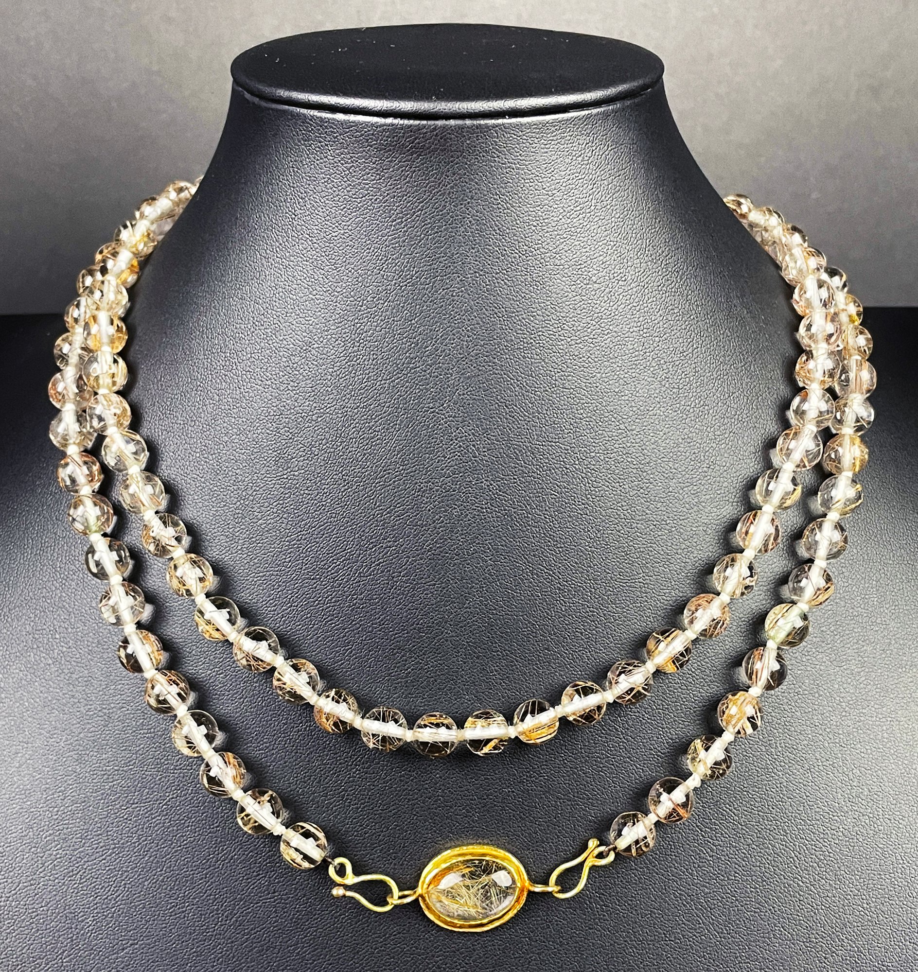 18k Gold & Rutilated Quartz Daniela Vettori Necklace #22725 ...