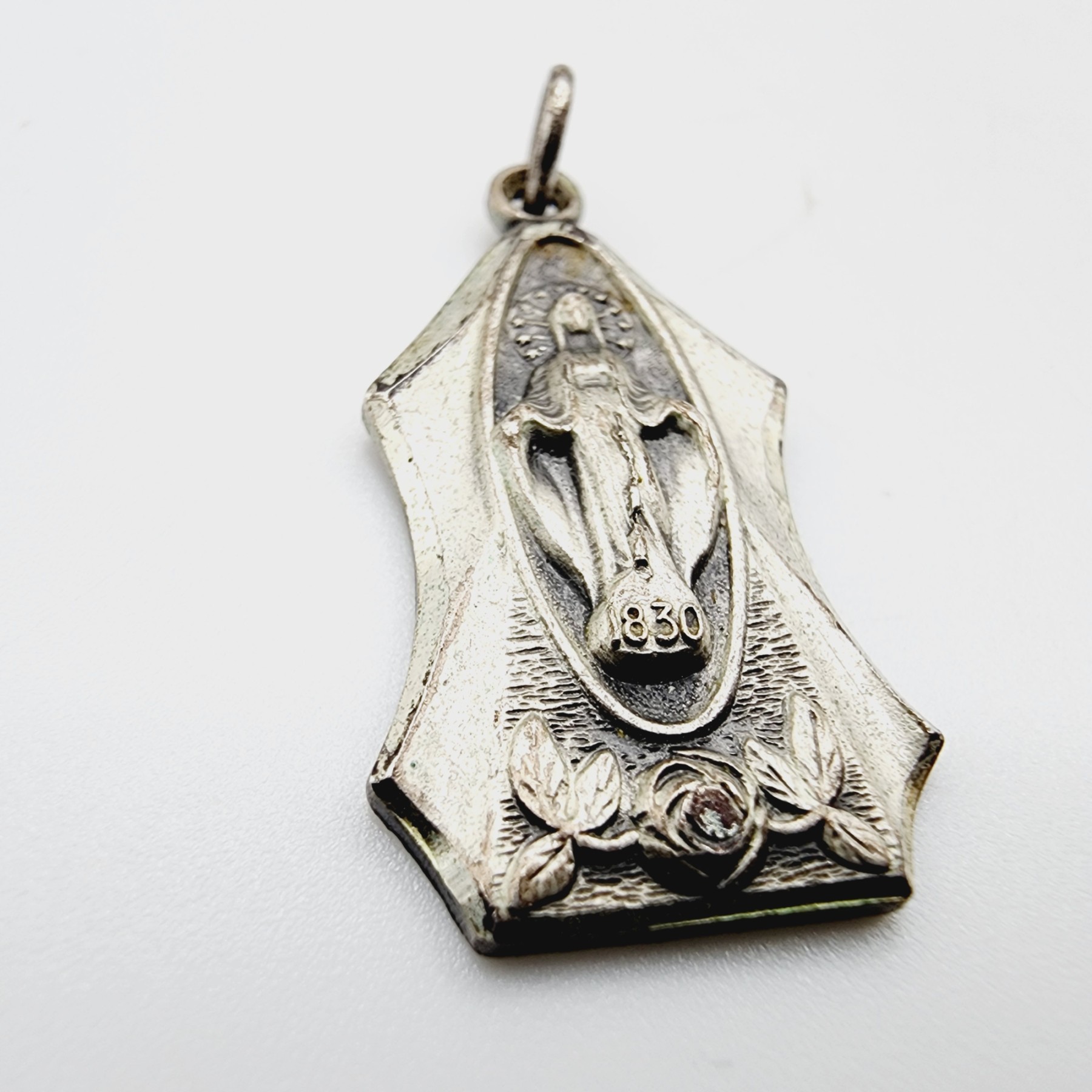 Sterling Silver Antique?/Vintage 1830 Religious Pendant 4.3g #24182 ...