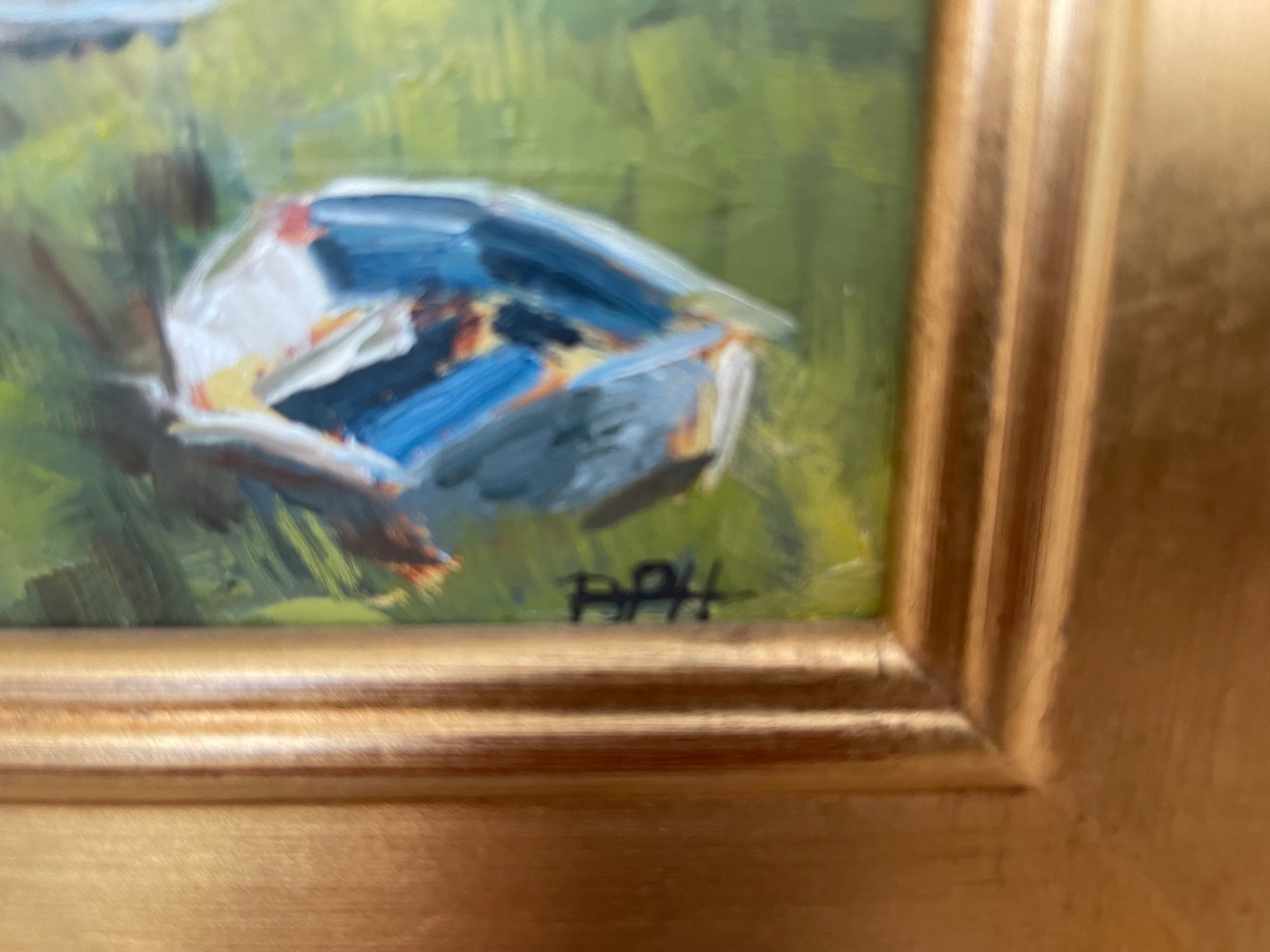 Rare Original Signed Barbara DuBois Hageman Oil Painting In Gilt Frame ...