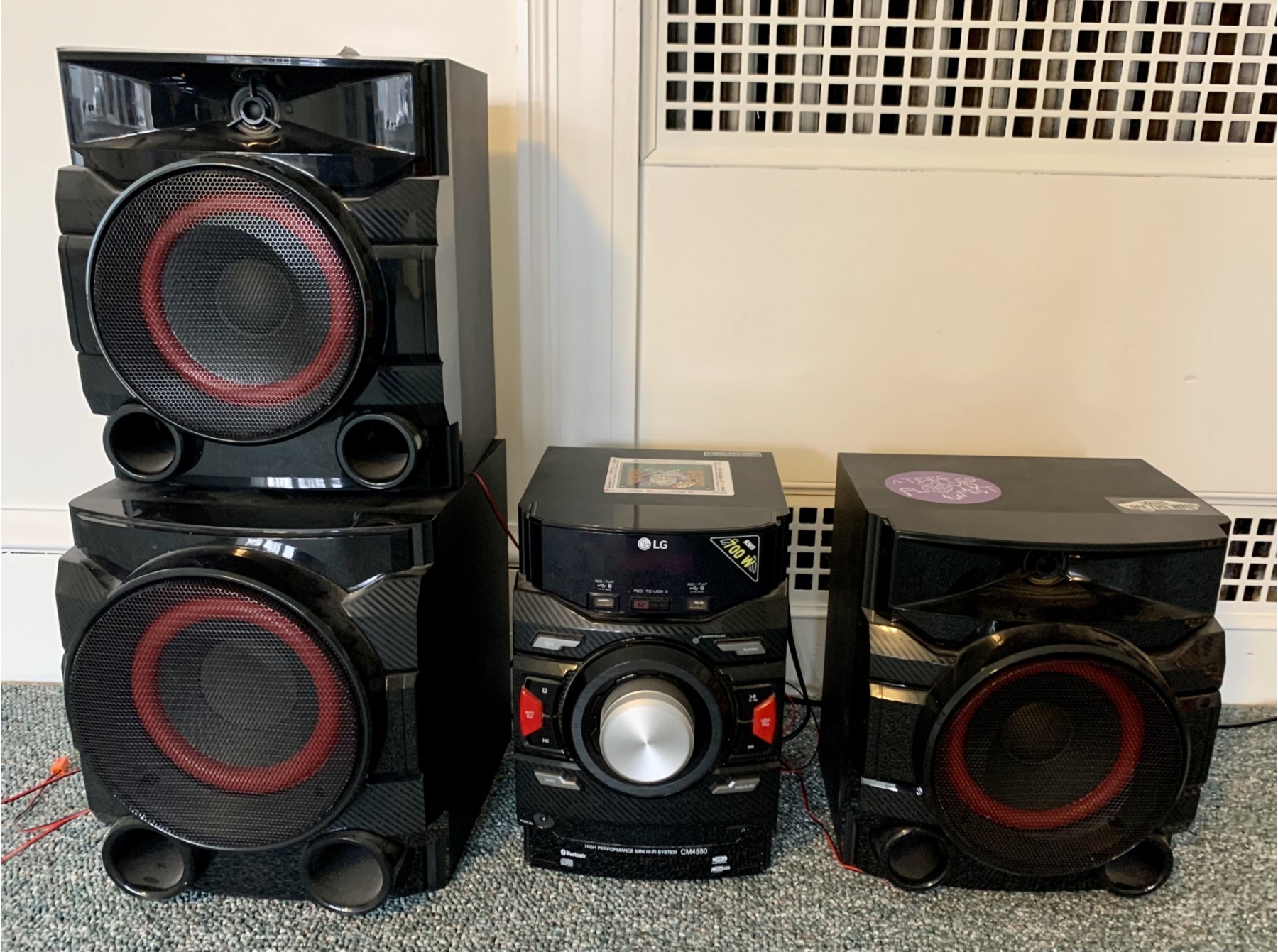 LG CM-4550 Portable High Performance Mini Hi Fi Stereo System #2229 ...