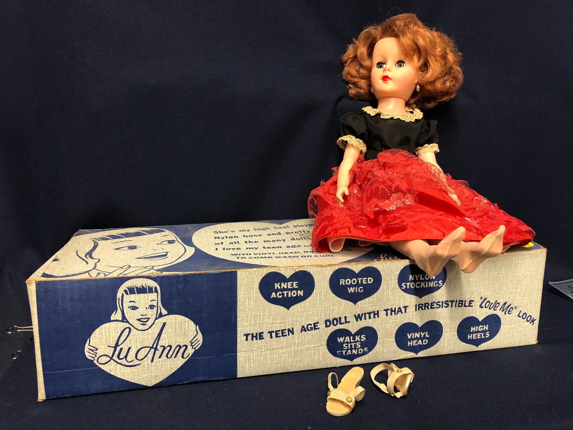 Collectible Rare Mid-century Doll Of Lu Ann #12254 | Auctionninja.com