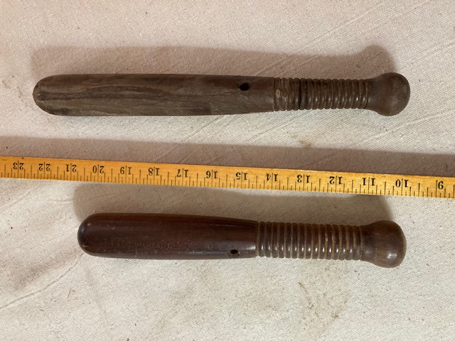 Police Antique Wooden Batons Clubs #3303 | Auctionninja.com
