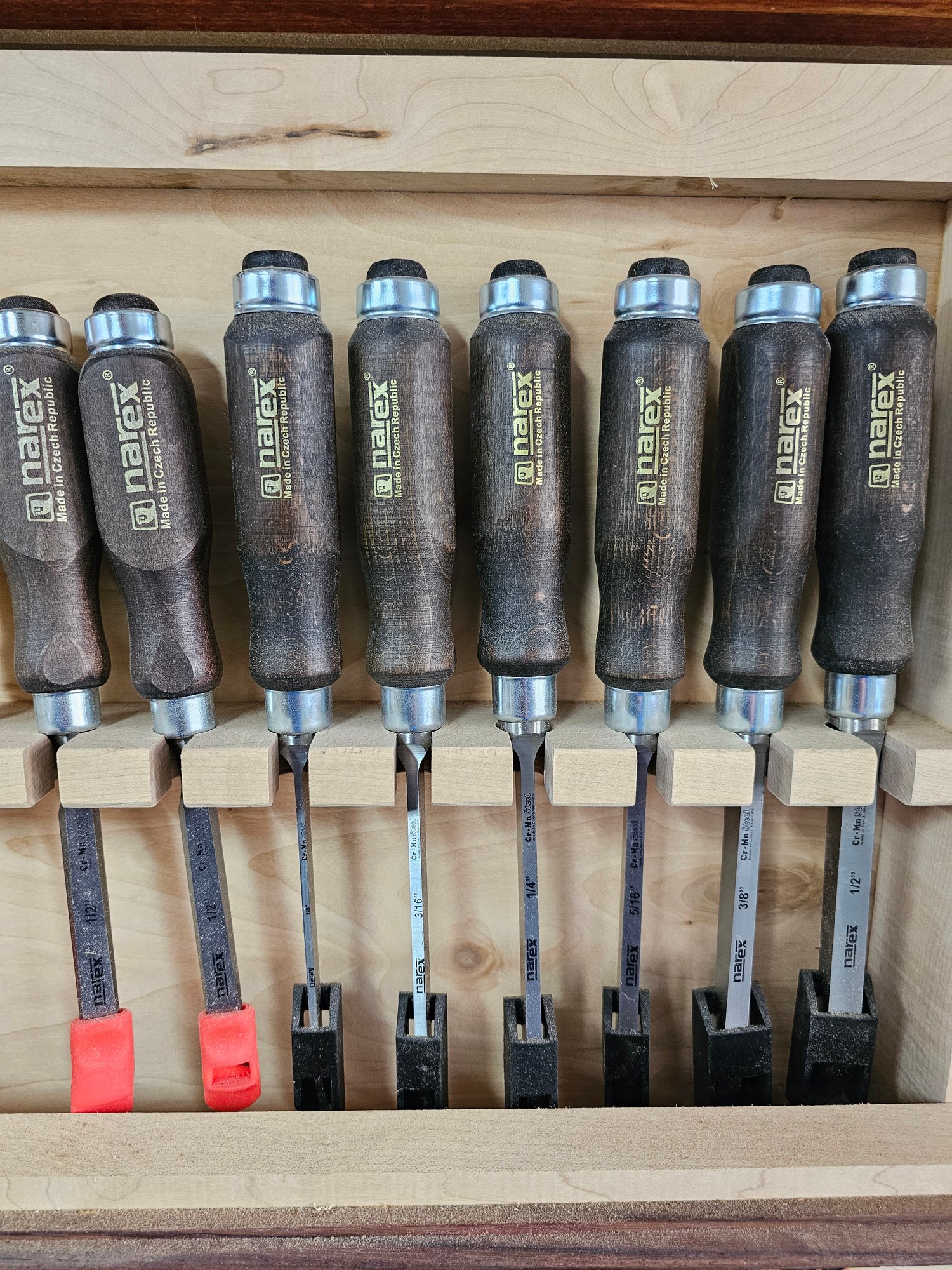 Lot Of Narex Czech Made Chisel Set #5820 | Auctionninja.com