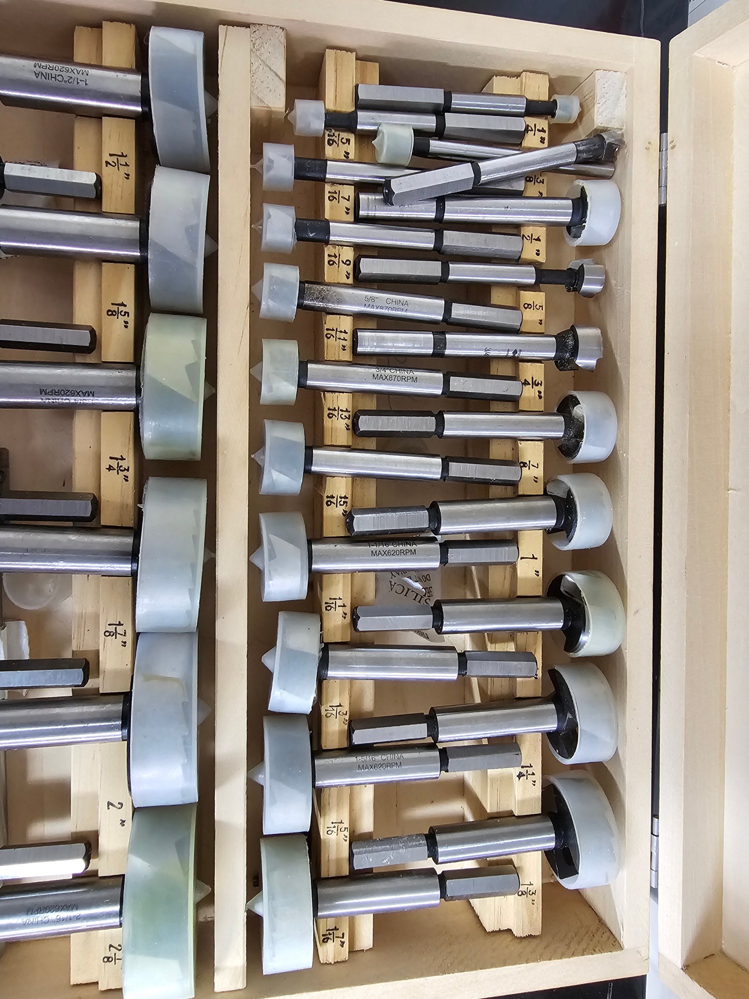 Large Box Of Forstner Bits #5889 | Auctionninja.com