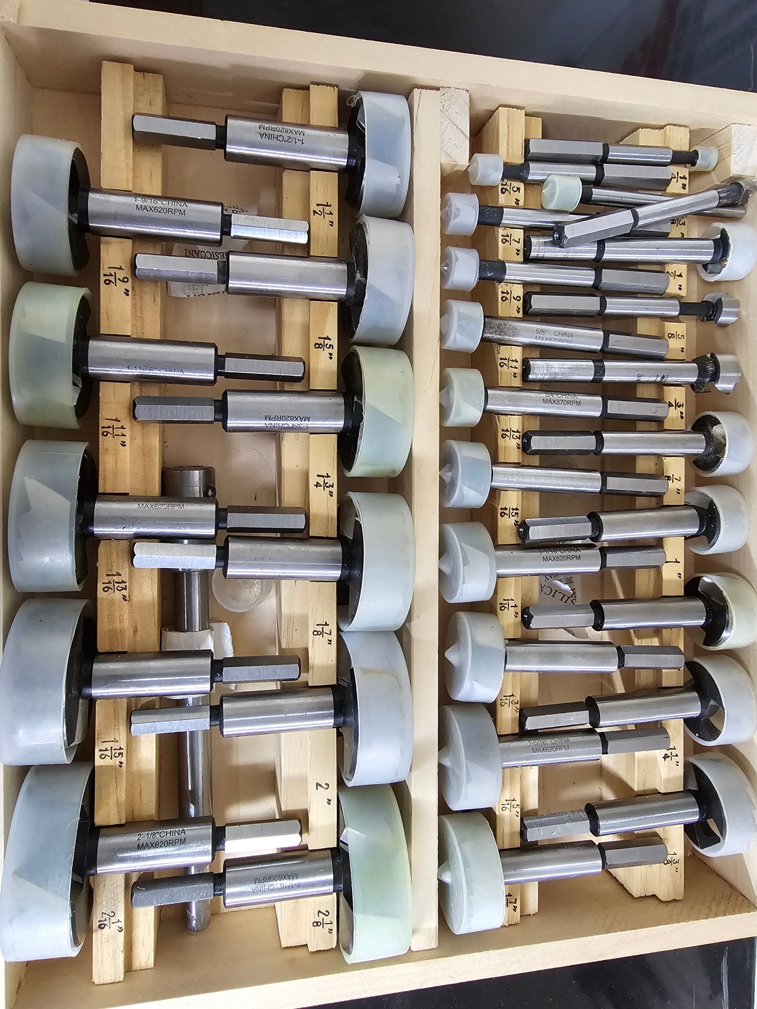 Large Box Of Forstner Bits #5889 | Auctionninja.com