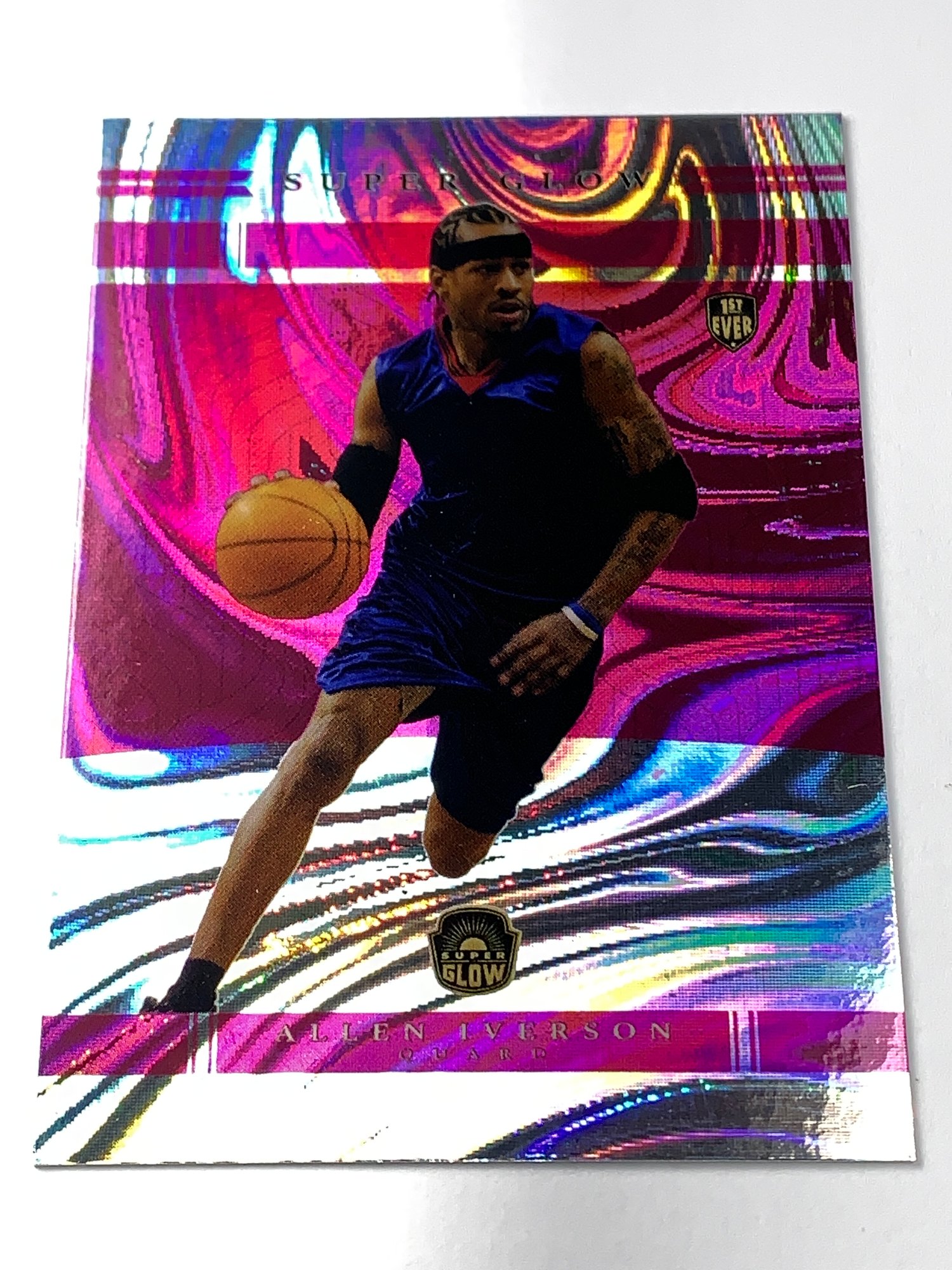 Allen Iverson 2022 Super Glow 1st Ever Purple Glow #1/1 #14022 ...