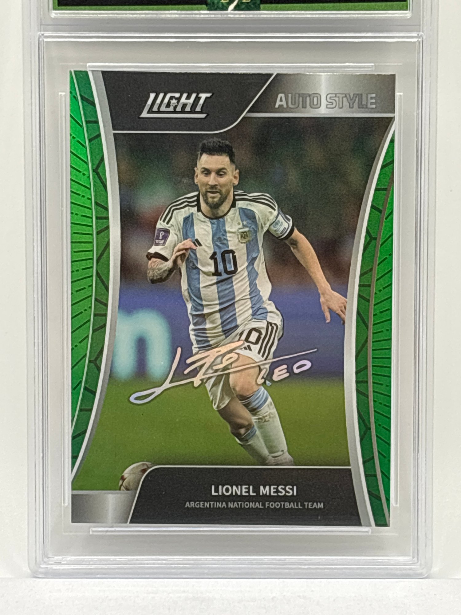 177/199!! 2022 FANS MALL ARGENTINA LIGHT #1 LIONEL MESSI -AUTO STYLE ...