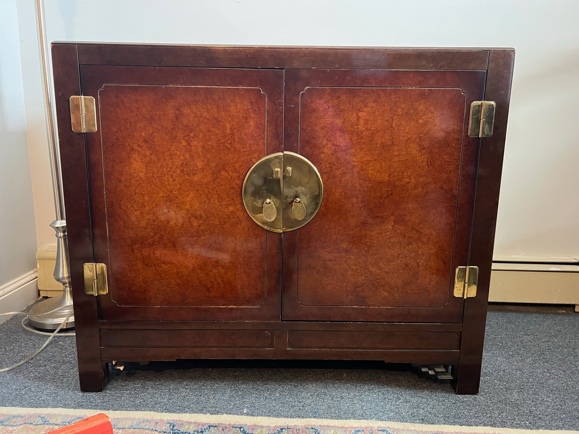 Shop 3G / Asian Lift Top Cabinet/buffet - Ornate Brass Pulls, Two Doors ...
