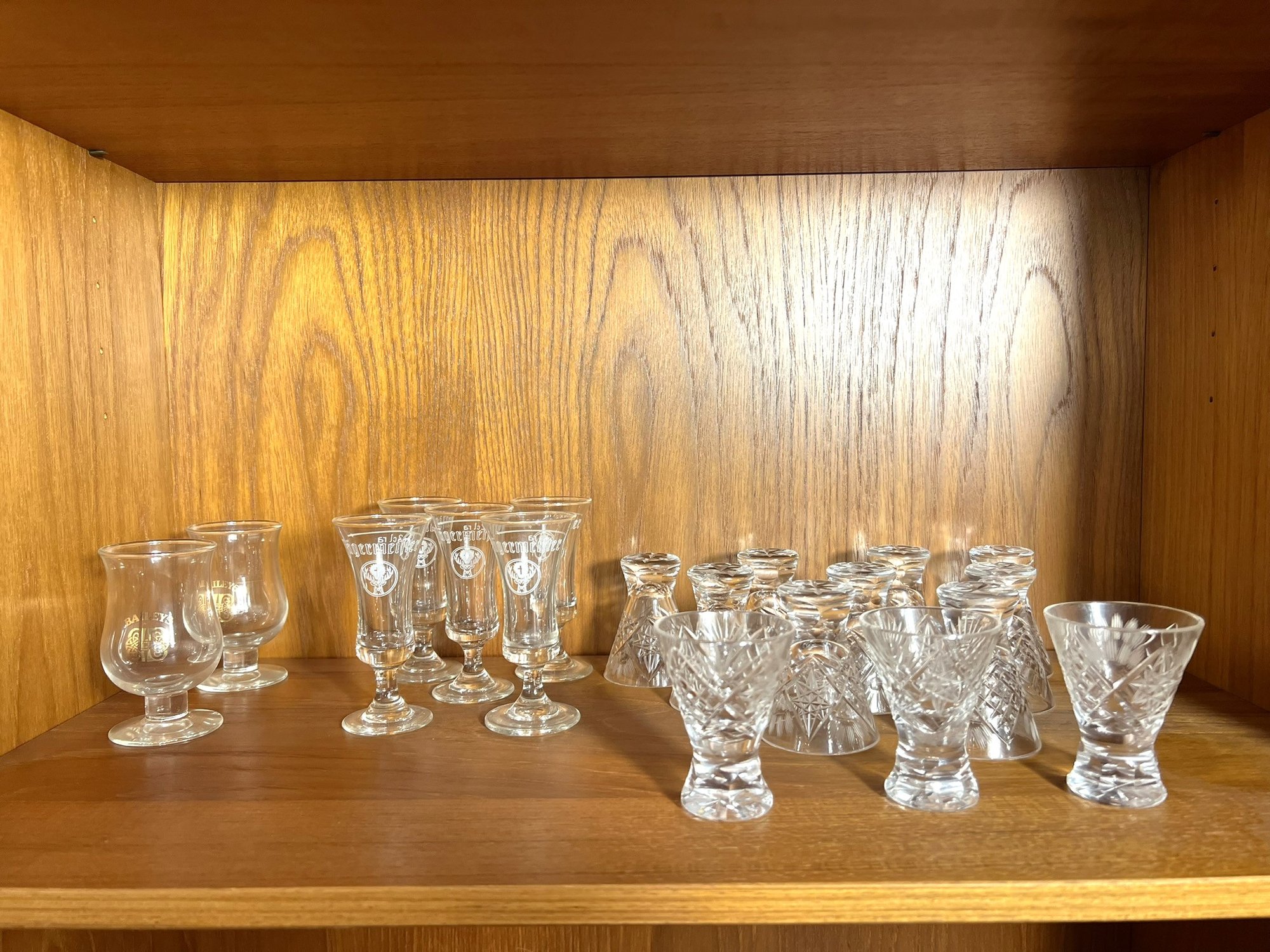 DR/ Box 19pcs - Assorted Small Cordial Glasses #22460 | Auctionninja.com