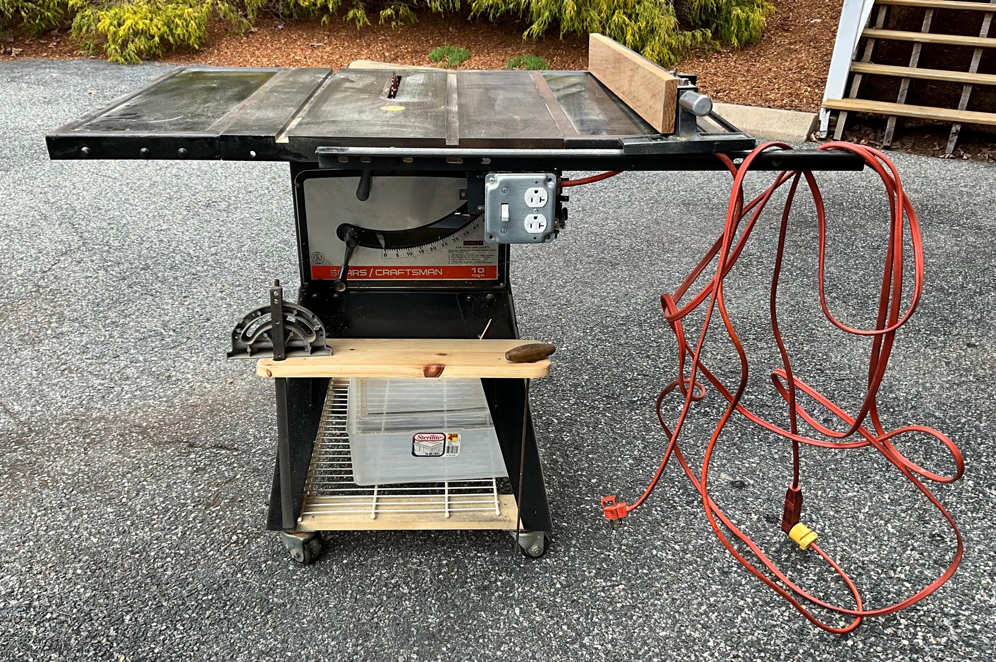 Lot 12- Sears 10 Inch Table Saw - Tested #12266 | Auctionninja.com