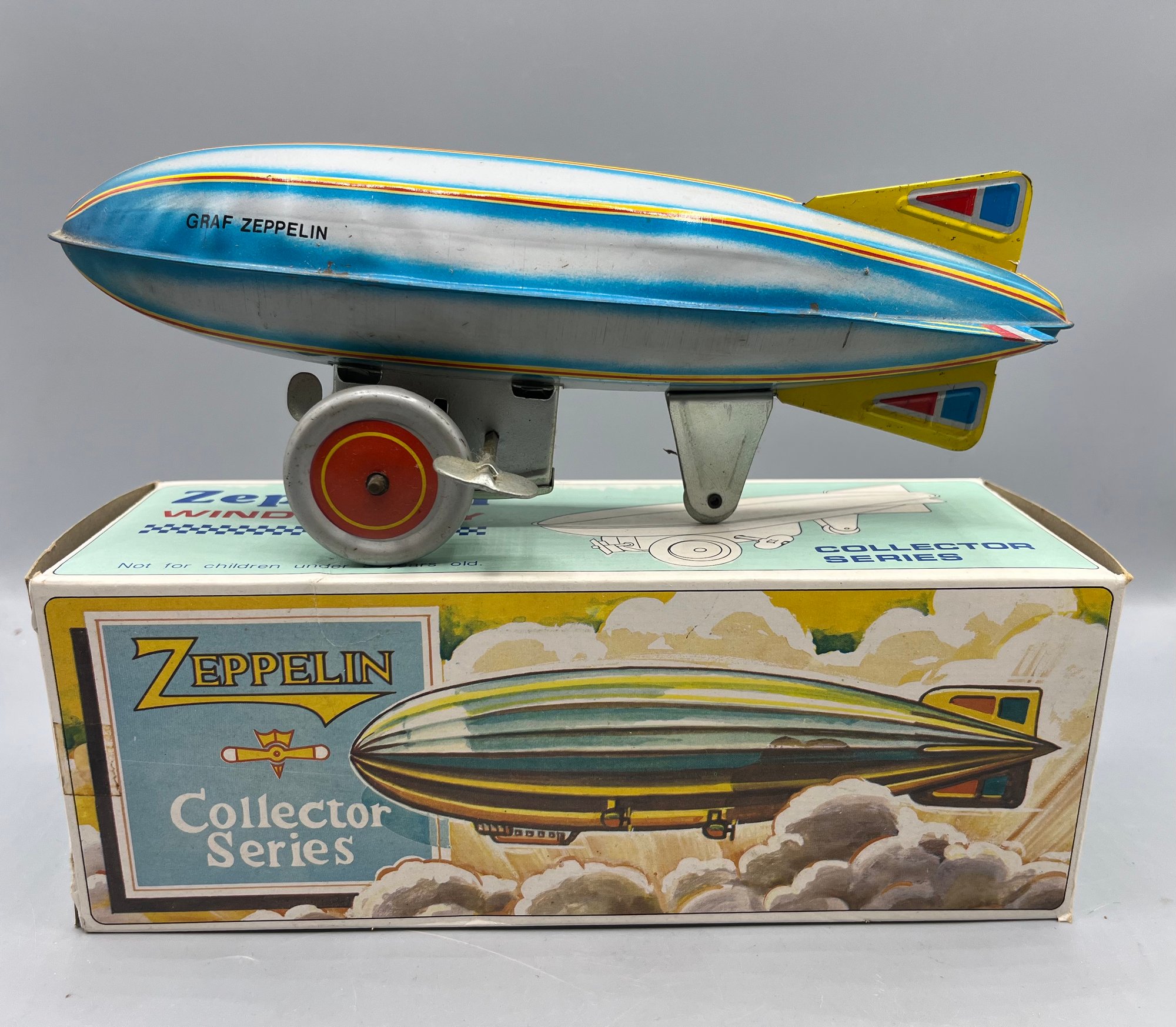 Schylling Zepplin Wind-up Collector Series Tin Toy - Box Included #84895 | Auctionninja.com