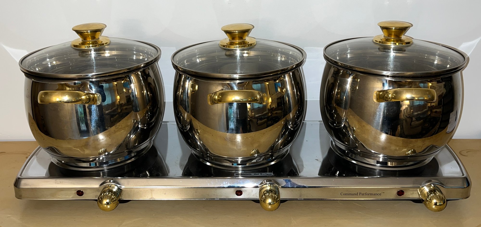 Cuisine Cookware Command Performance MK-367 Triple Burner Electric ...