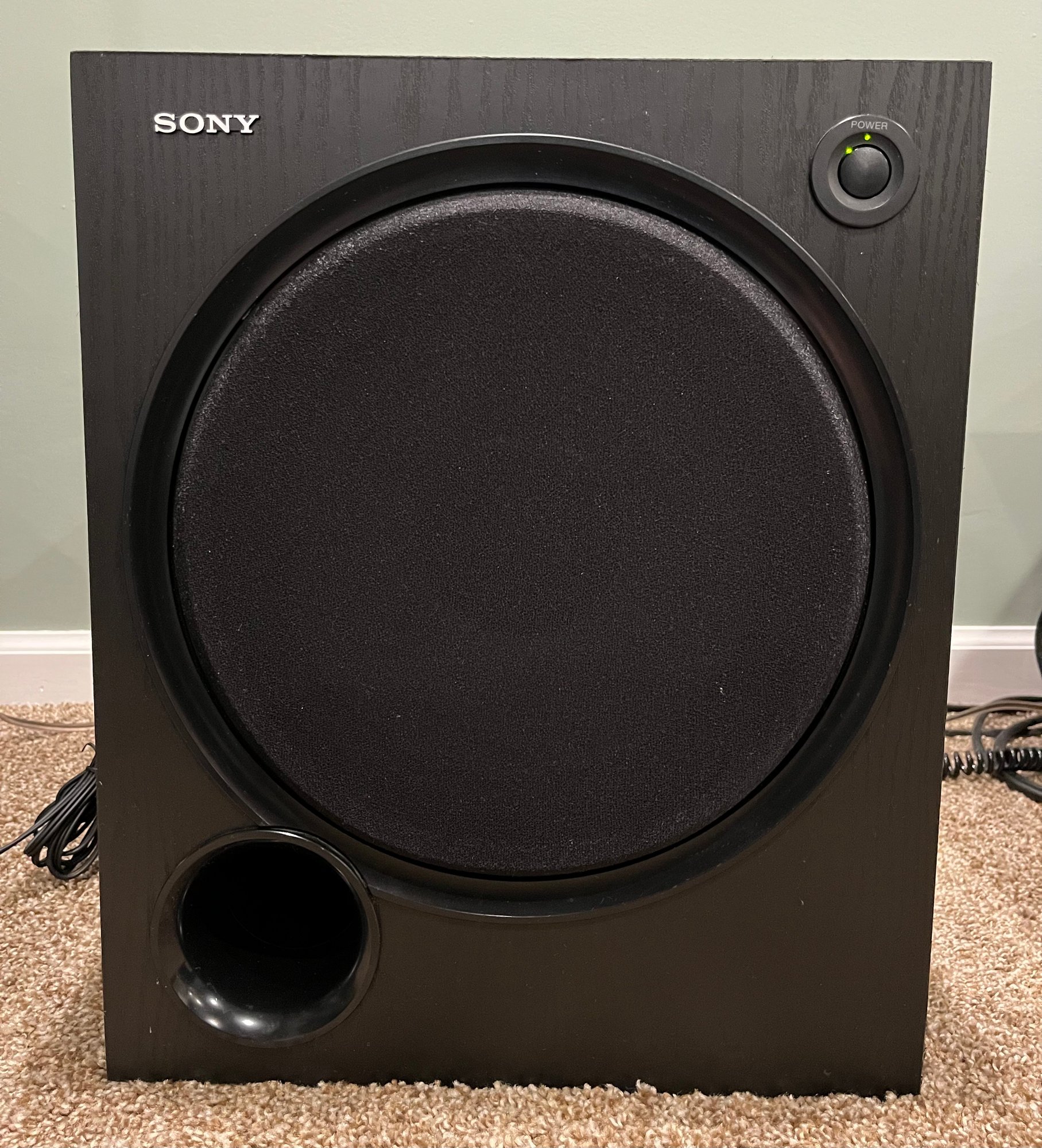 Sony Active Subwoofer - Model SA-WMSP69 #85087 | Auctionninja.com