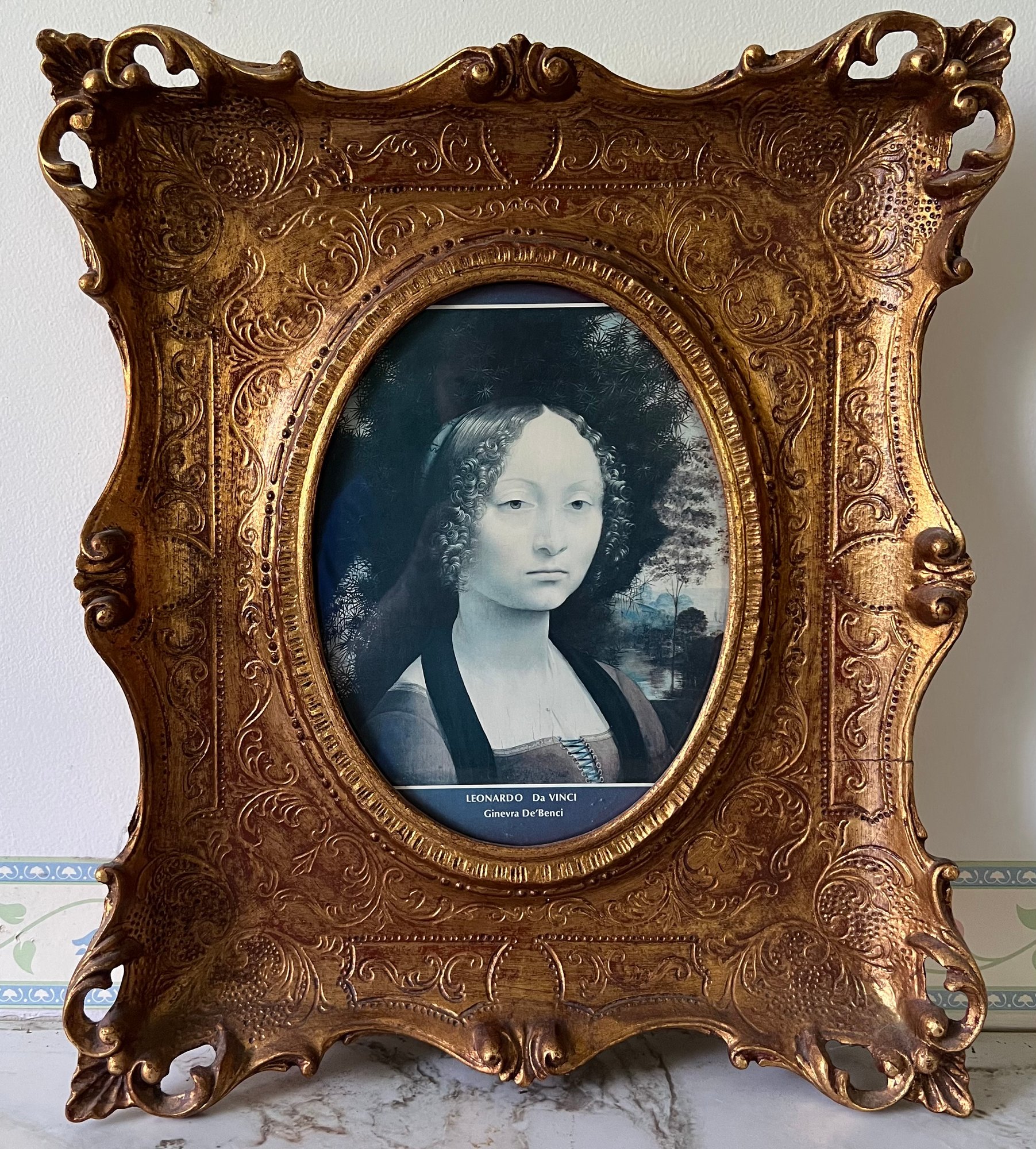 Leonardo Da Vinci: Ginevra De' Benci Print Framed #101339 ...