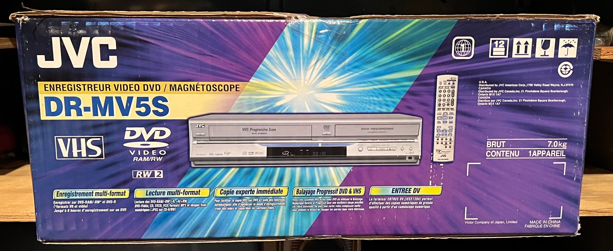 JVC DR-MV5S DVD Recorder/VCR Combo #101859 | Auctionninja.com