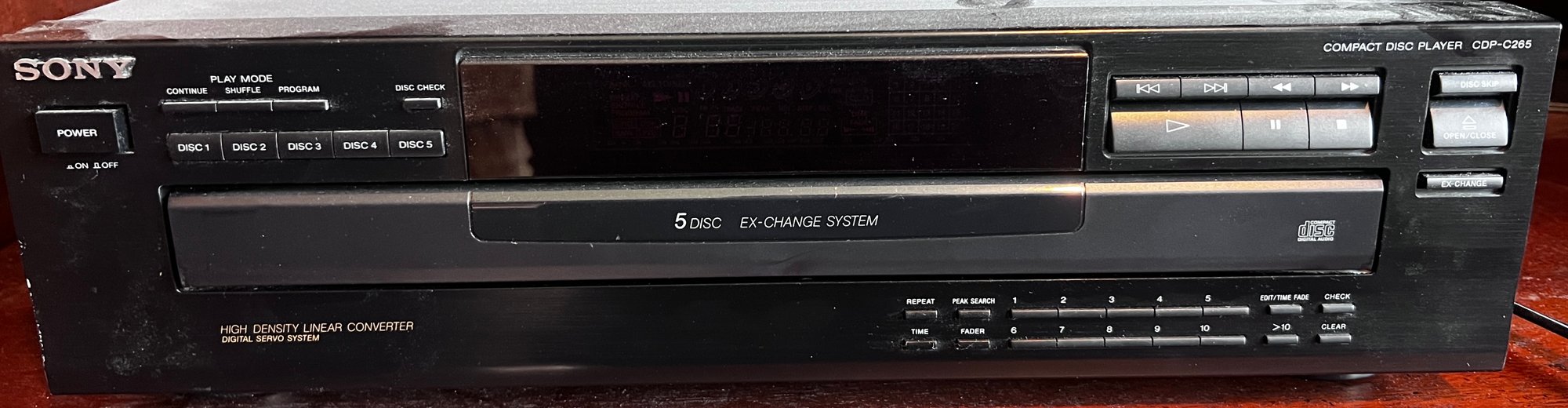 Sony Compact Disc Player Model #: CDP-C265 #107337 | Auctionninja.com