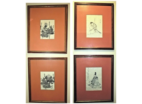 An Original Lenem' Arts Old Work Of Art, Woodcut, 19th Century, Japan ...
