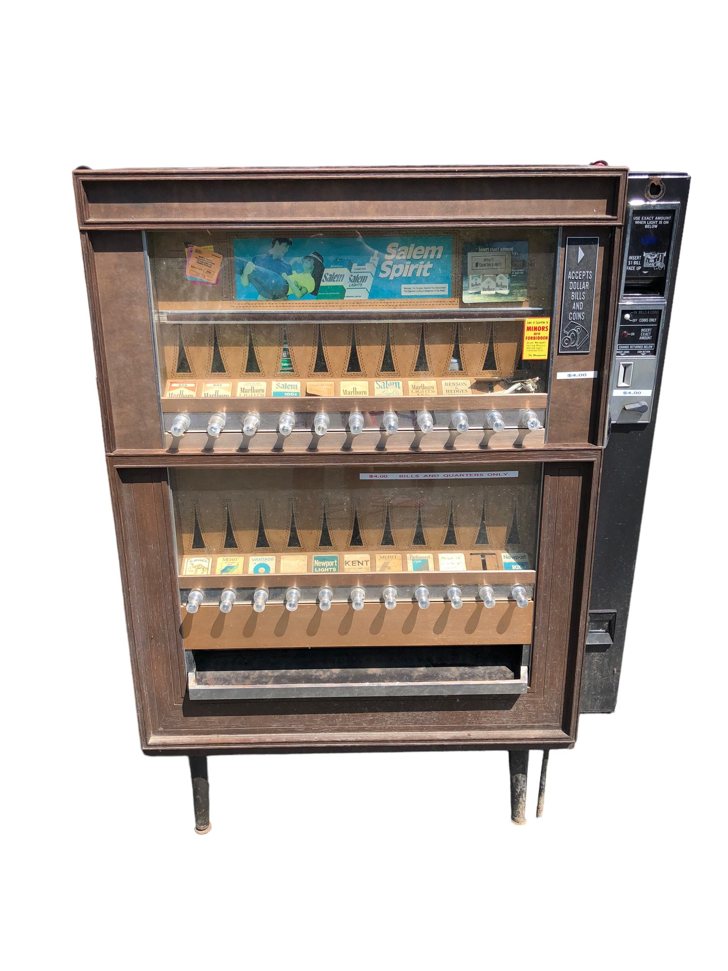 Vintage 1970s Cigarette Vending Machine By National Vendors, LAST ONE ...