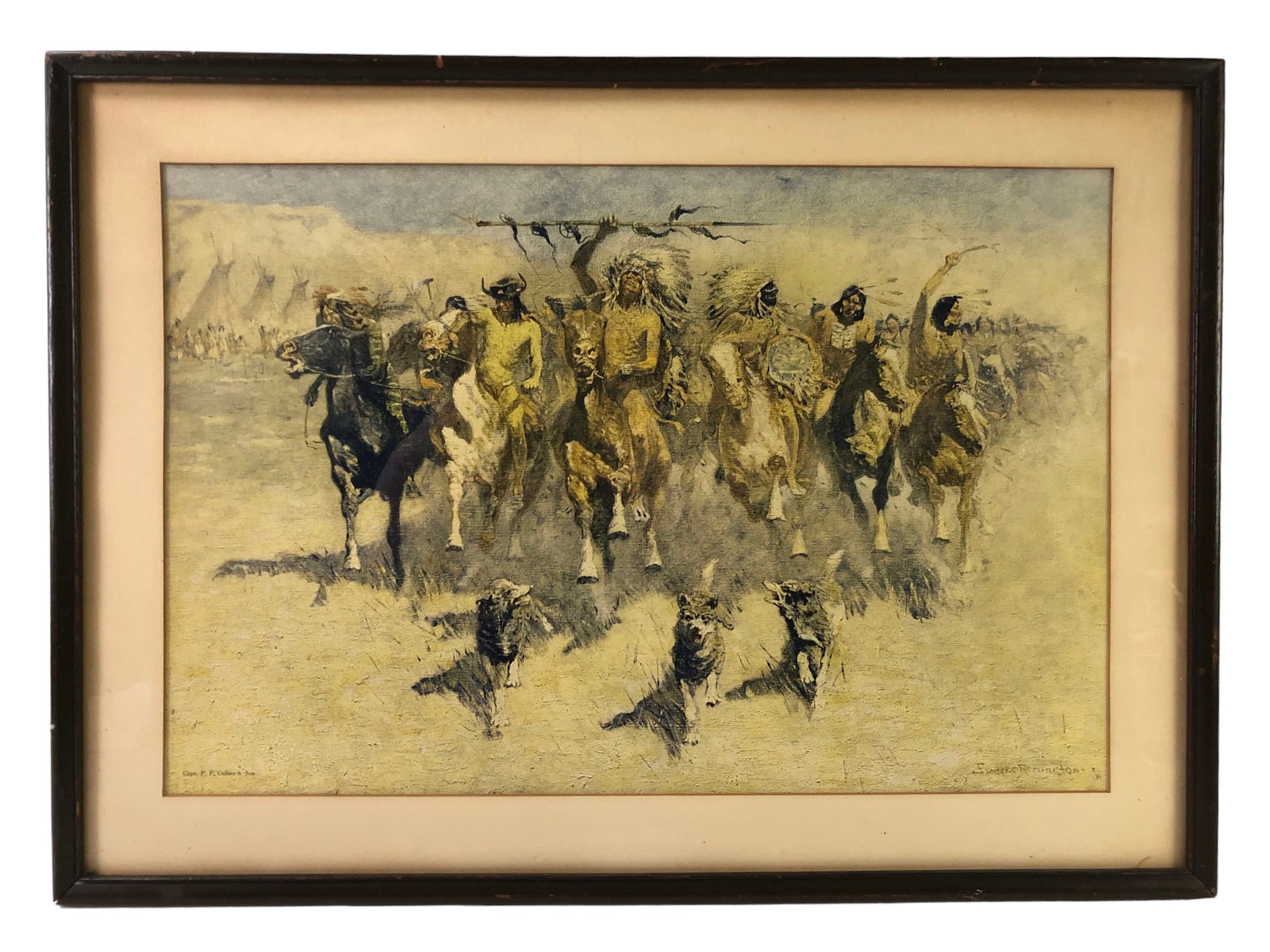 Frederic Remington Art Print "The Ceremony Of The Scalps," Published By ...
