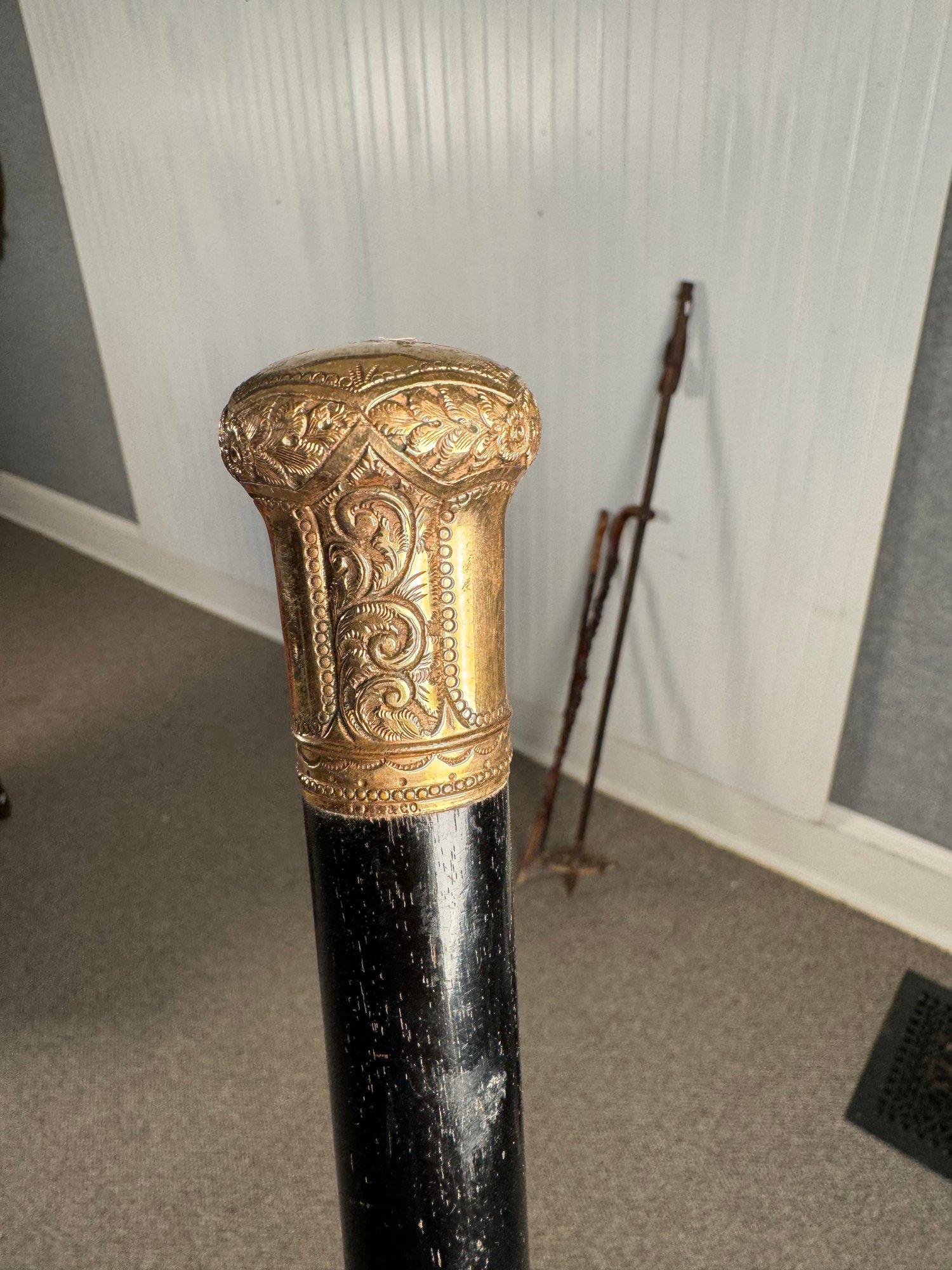 Four Antique Canes And Ski Pole (CTF10) #37456 | Auctionninja.com