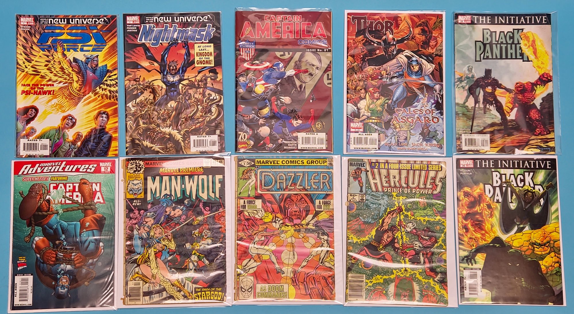 Marvel Comics Bundle - Black Panther, Hercules, Dazzler, And More #8109 ...