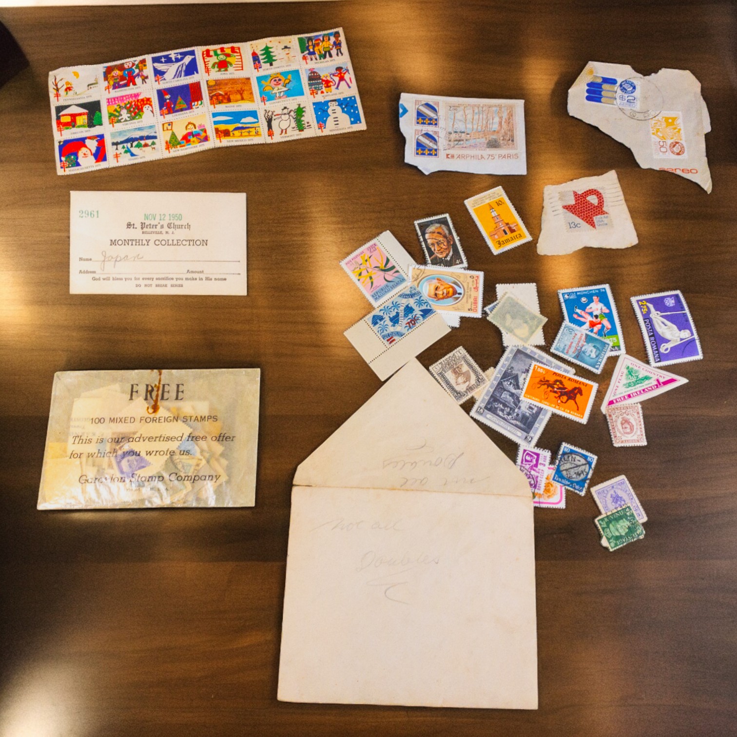 Vast Collection Of Vintage Foreign Stamps: Garcelon Stamp Co., St ...