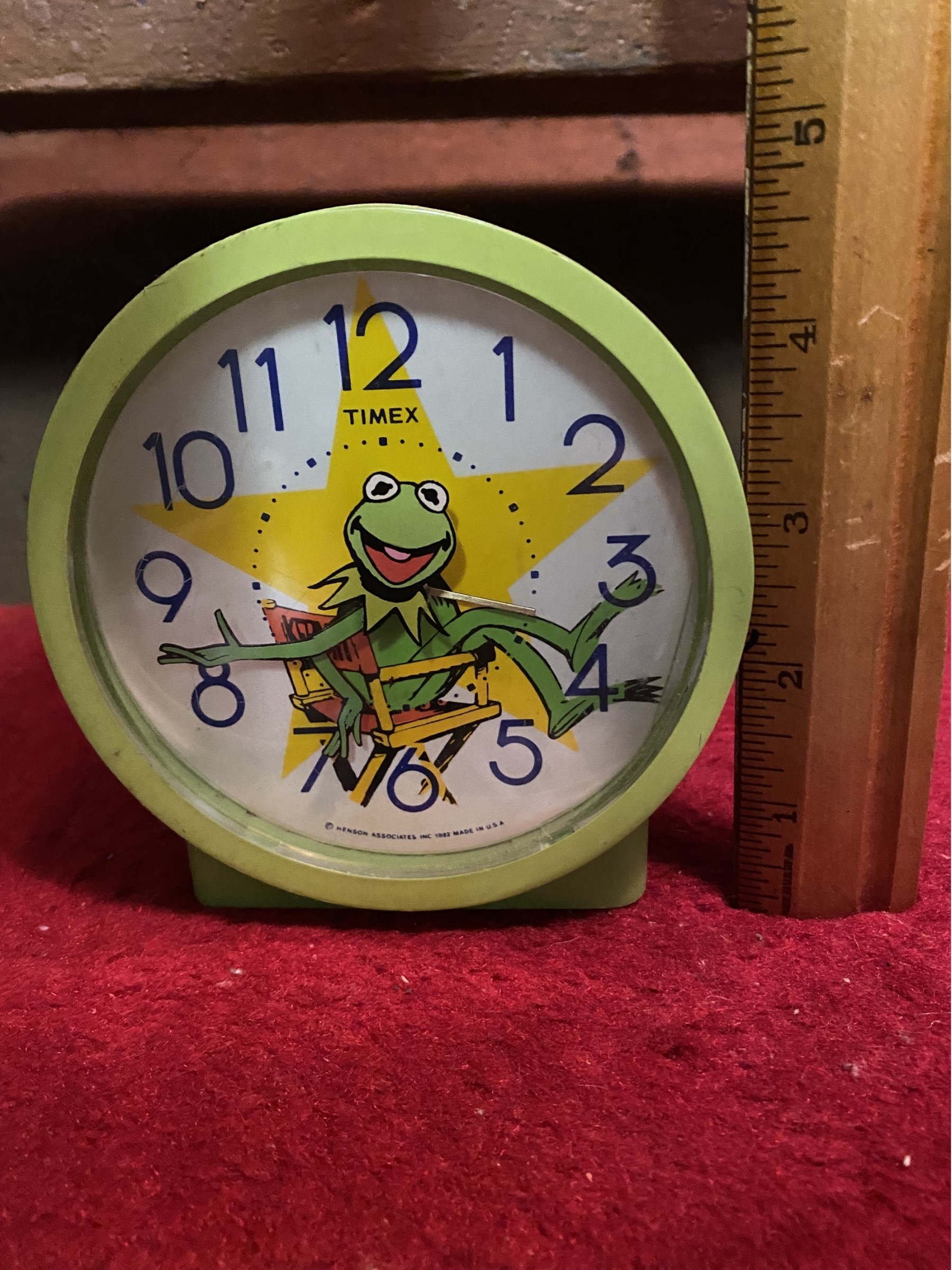 Timex Kermit The Frog Alarm Clock- 1980 #15629 | Auctionninja.com